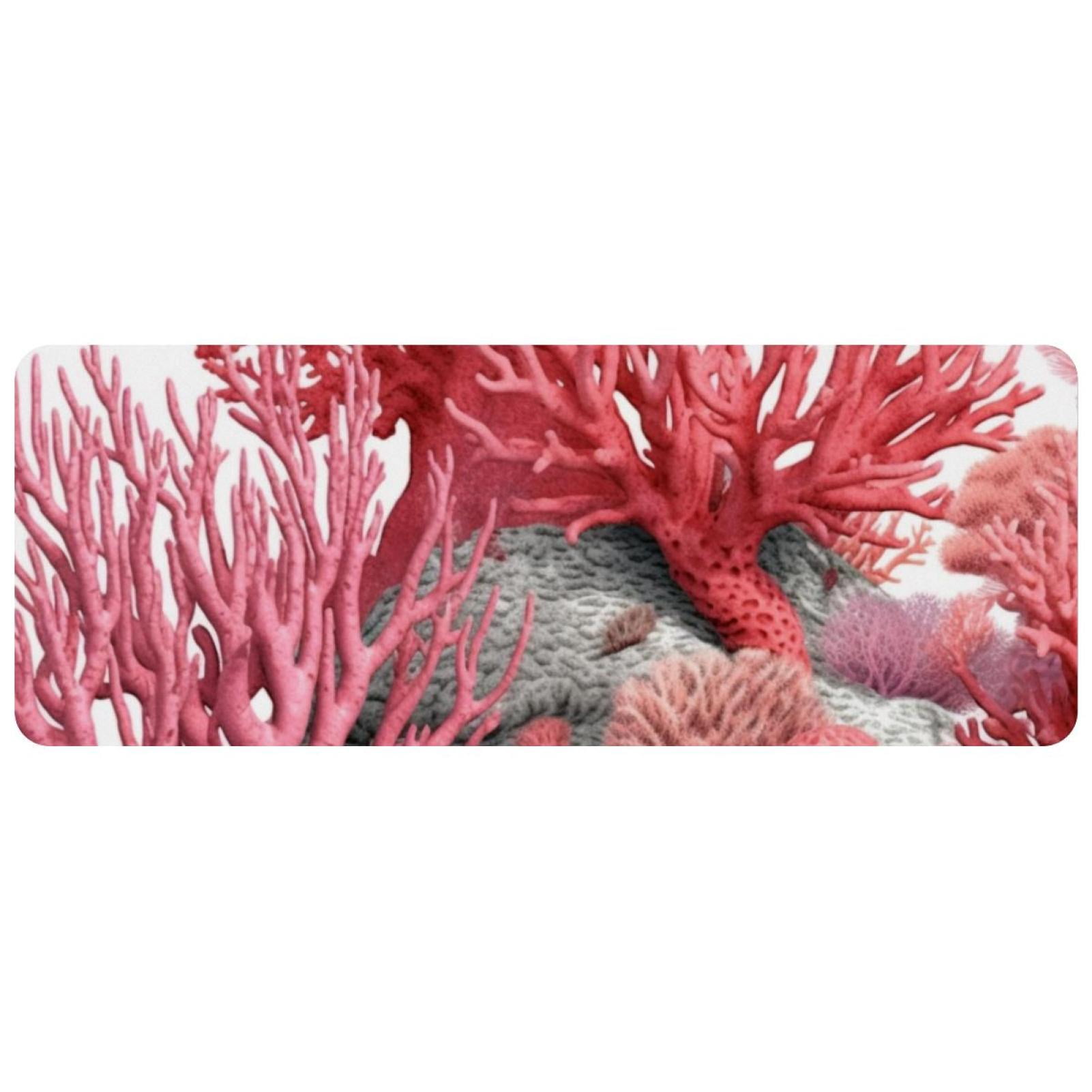 Coral Mouse Pad, Personality Design Rubber Base for Office Decor for ...