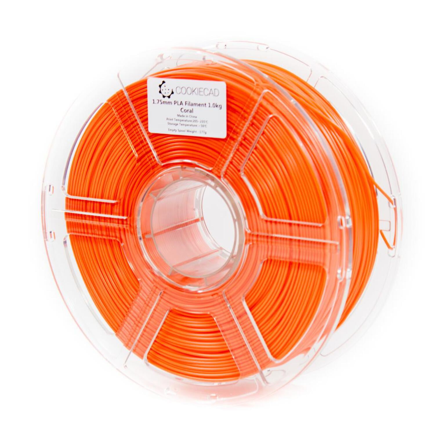 Coral PLA Filament 1.75mm, 1kg - Walmart.com