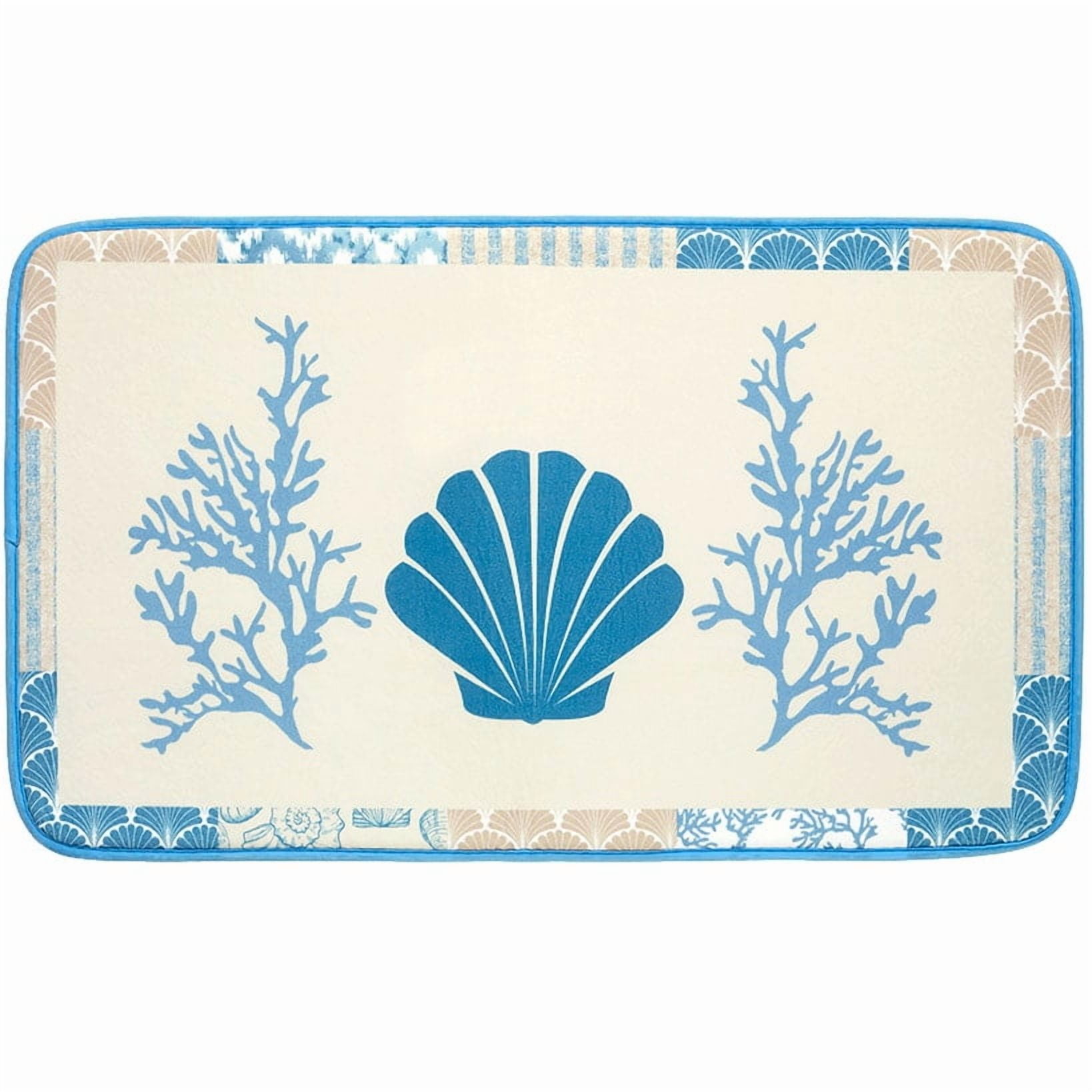 Coral Patch Bath Collection - Set of 12 Shower Hooks - Walmart.com