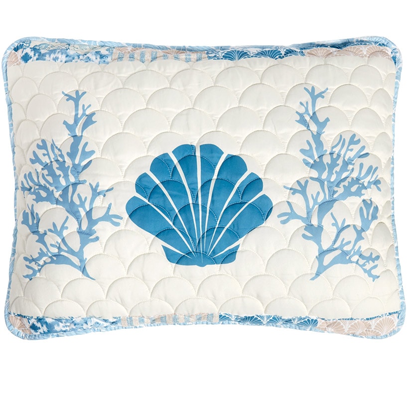 Coral Patch Quilt Ensemble - Standard Sham - Walmart.com