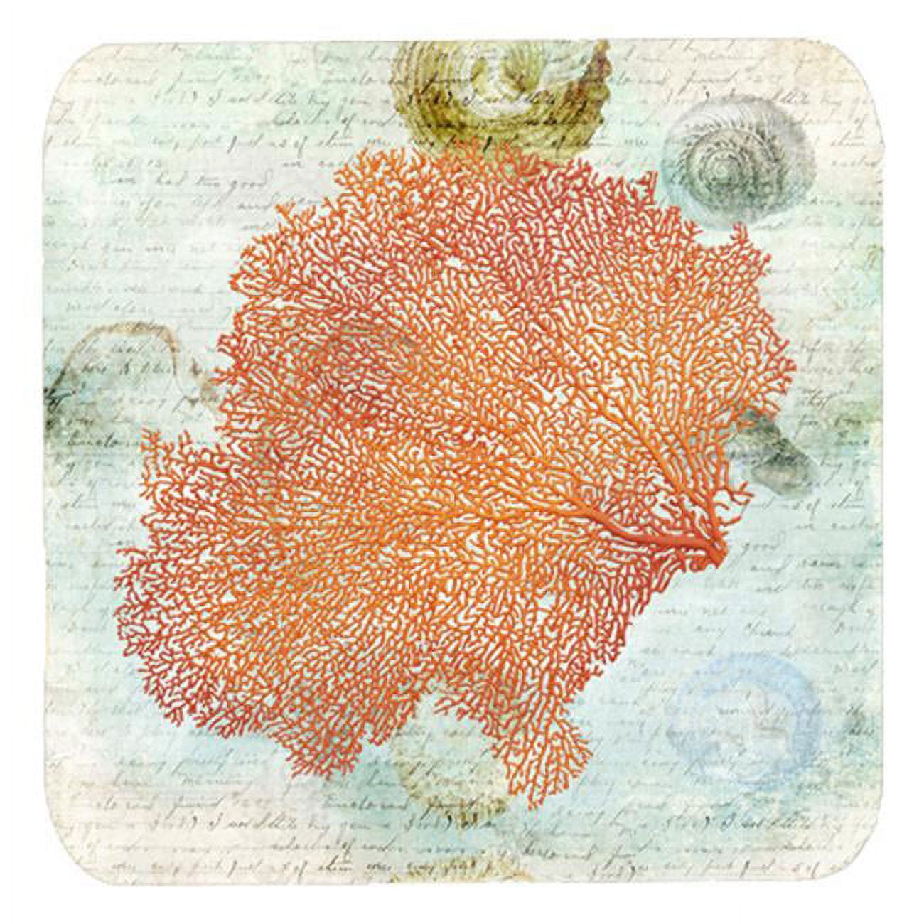 Coral Pink Foam Coasters - Set Of 4, 3.5 x 3.5 In. - Walmart.com