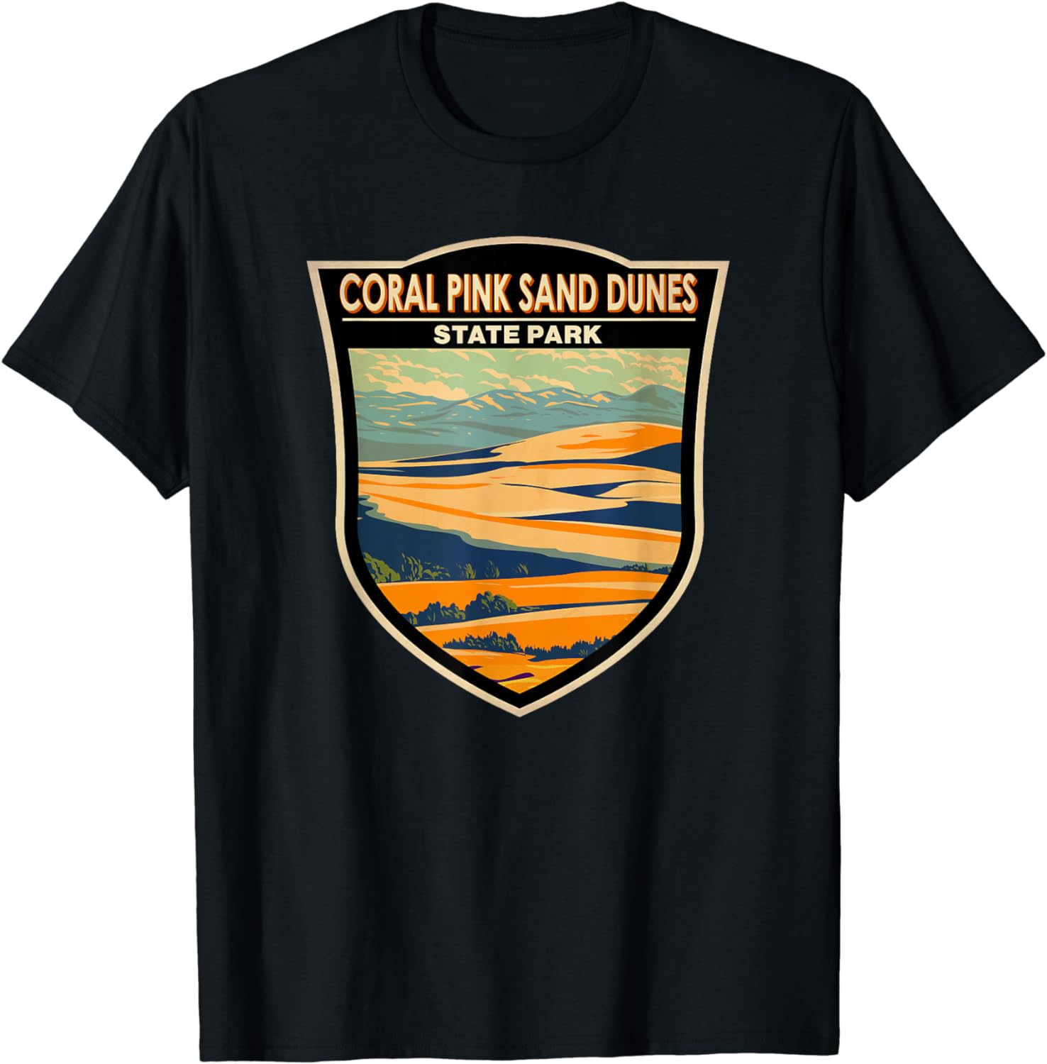 Coral Pink Sand Dunes State Park Utah Badge Vintage T-Shirt - Walmart.com