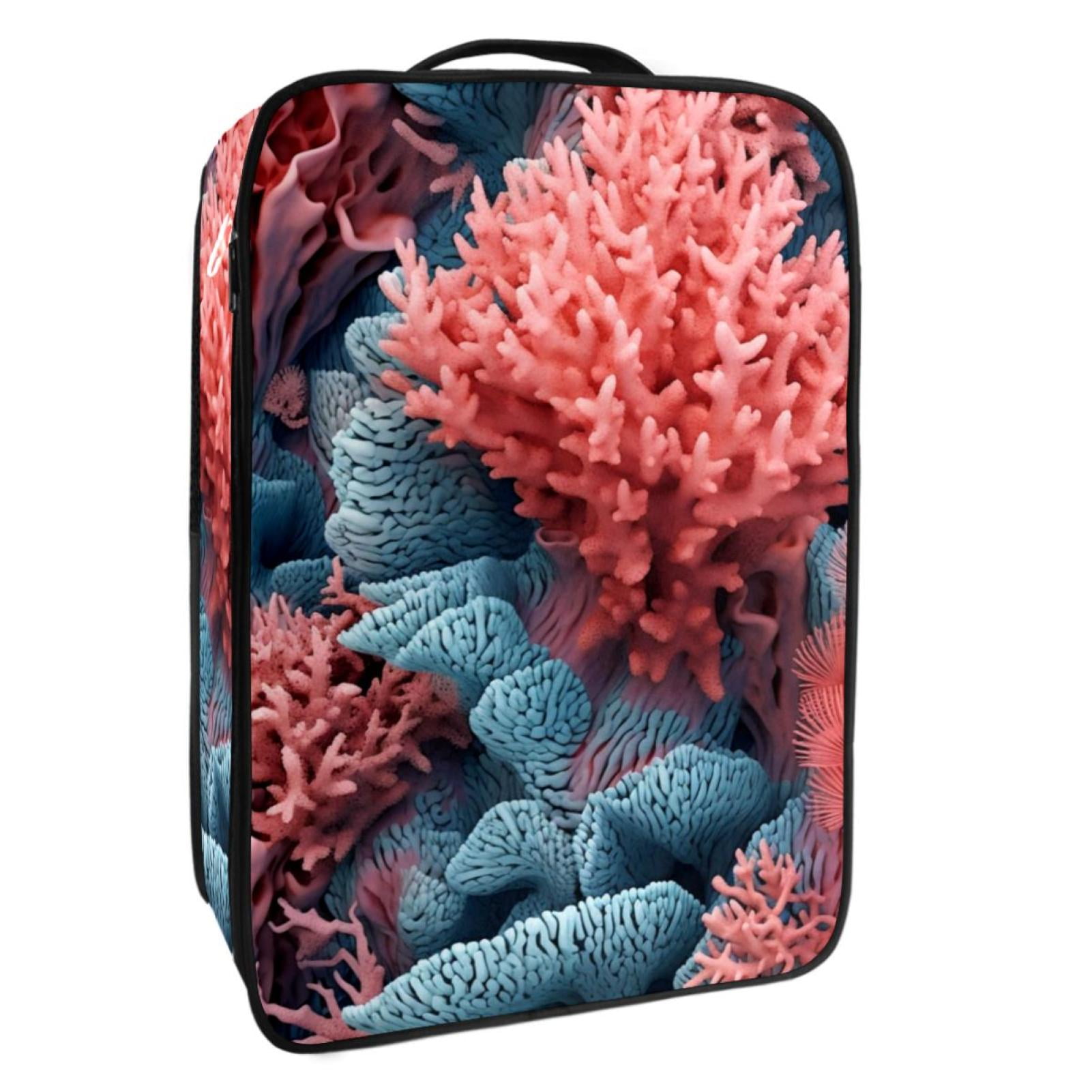 Coral Polyester Shoe Storage Boxes Organizer - 23x31cm/9x12in Size for ...