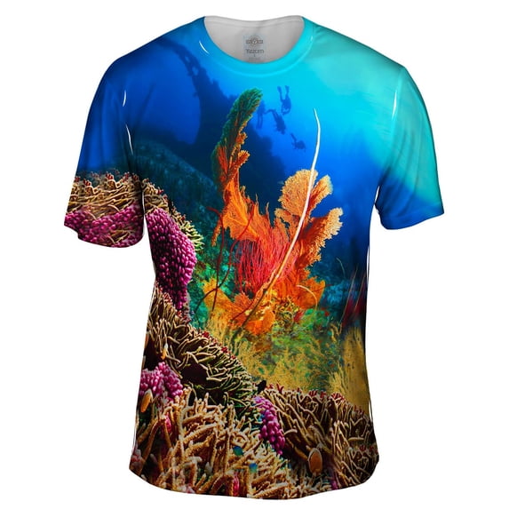 Coral Reef 001 Mens T-Shirt All Over Print - Walmart.com