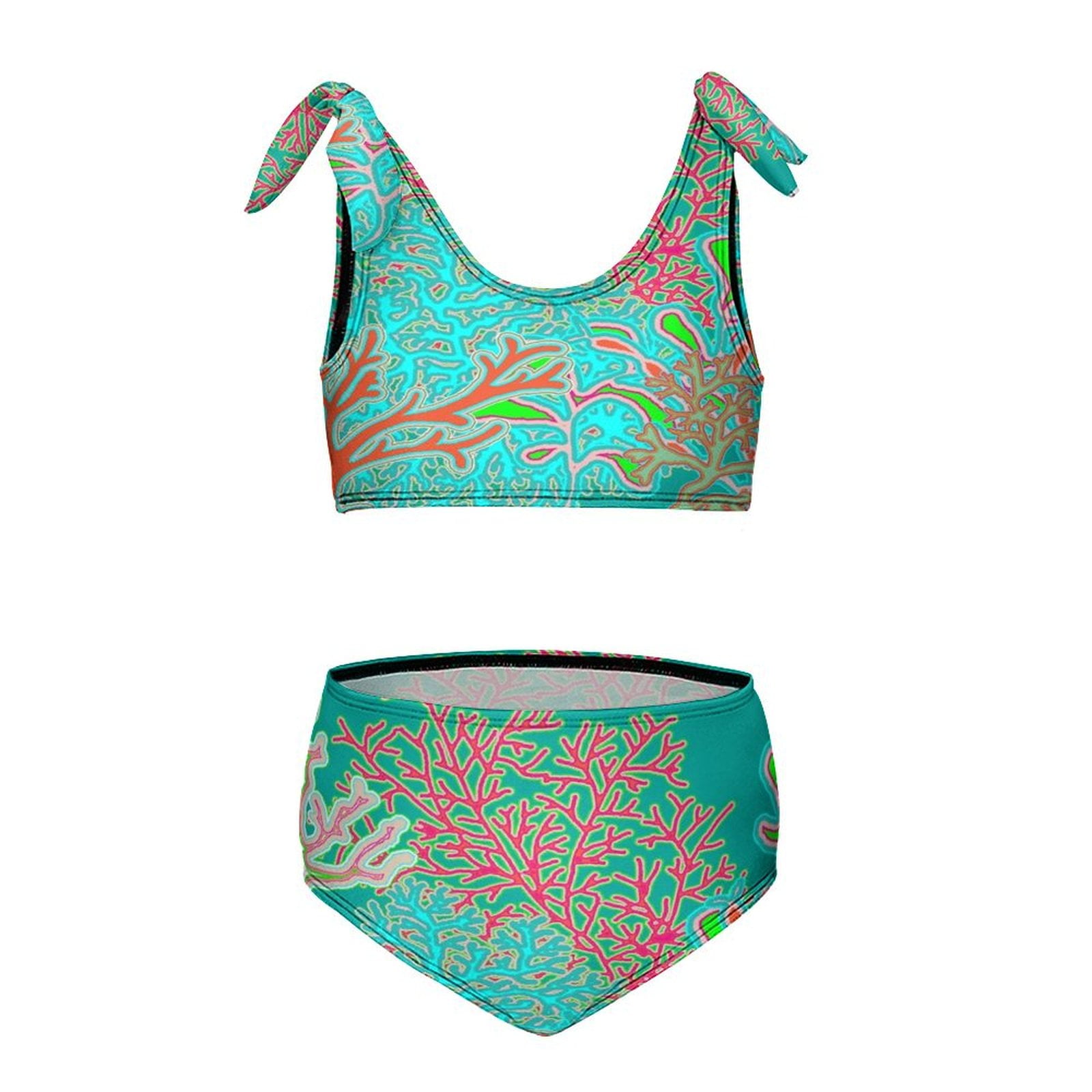 Coral Reef # 2 by Hollyce Jeffriess Girl's 2 Piece Bikini Set Beach ...