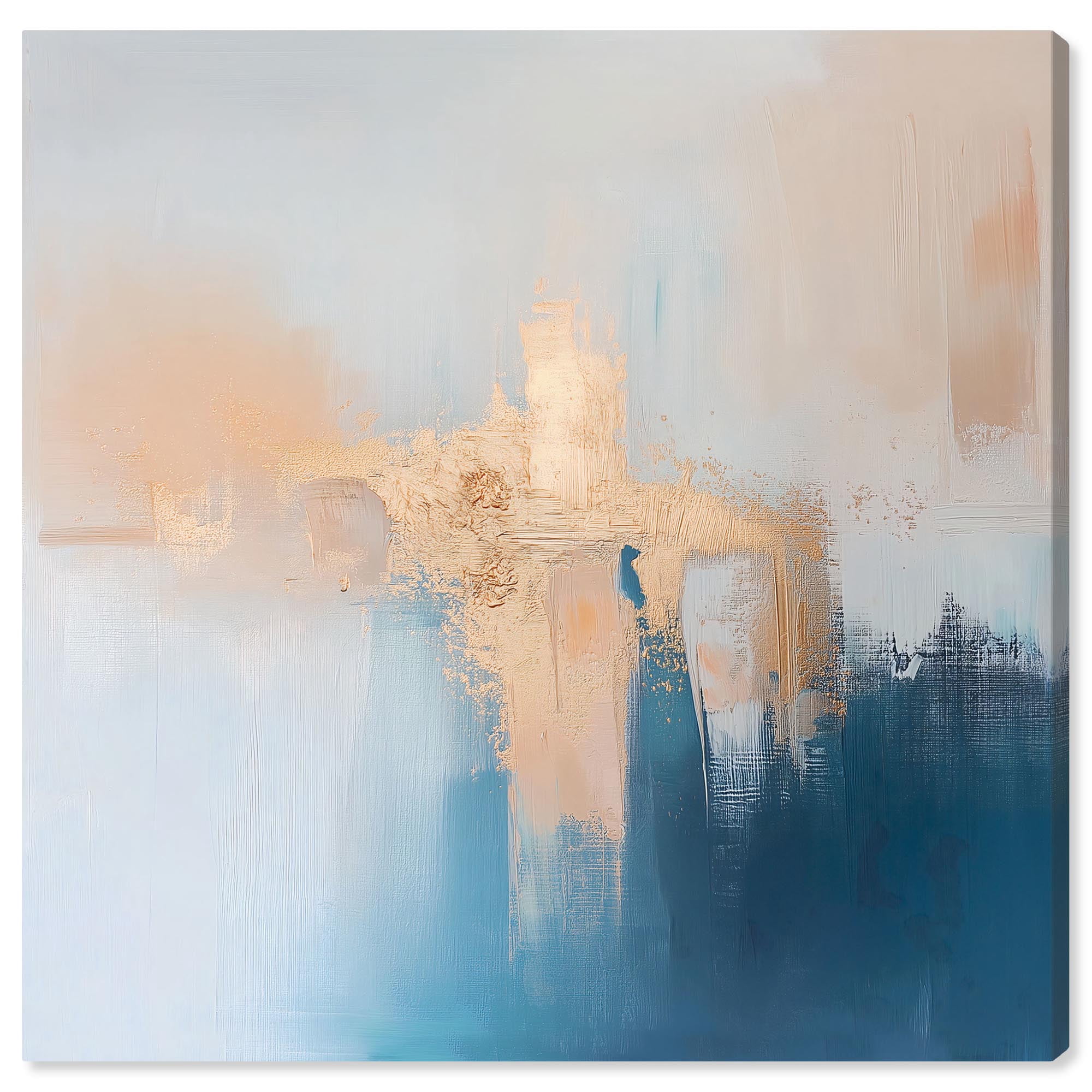 Coral Reef Canvas Coastal Abstracts by Art Remedy, Gallery Wrapped, 24 ...