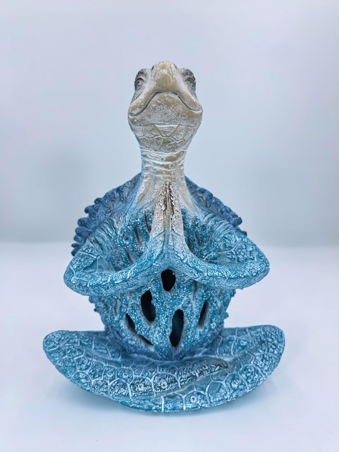 Coral Reef Sea Turtle Meditation Yoga Decor, Garden Figurine Sea Turtle ...