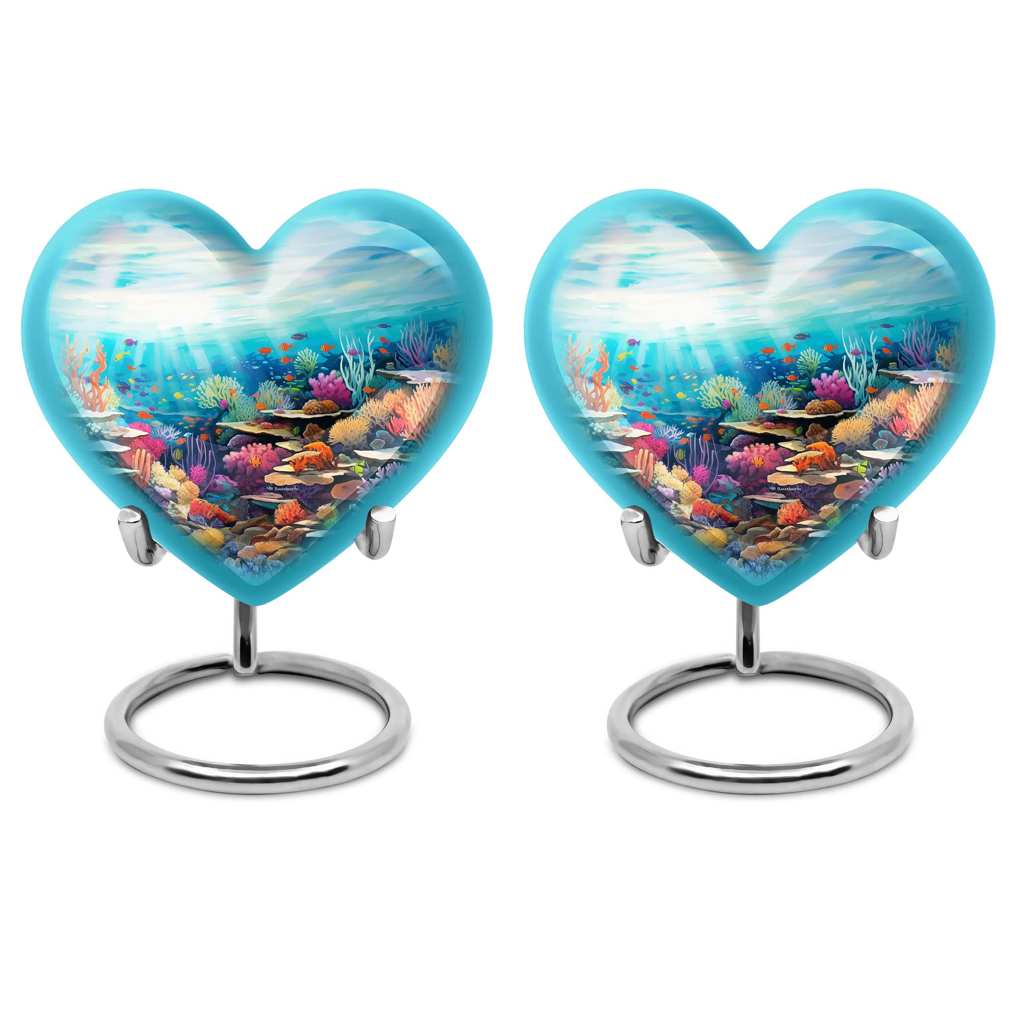 Coral Reef Urns For Ashes, Urn Sets For Human Ashes Adult Male Fishing ...