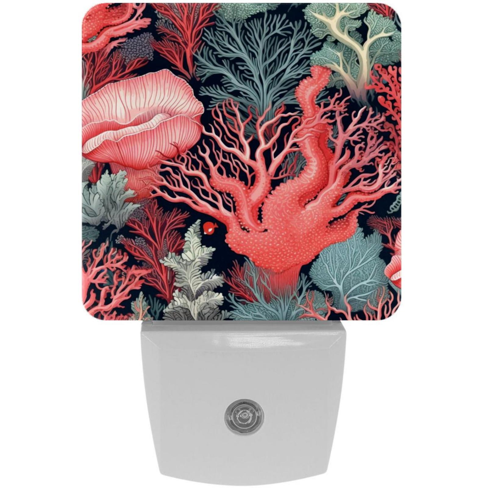 Coral Square LED Night Lights - Small, Portable Lighting for Any Room ...