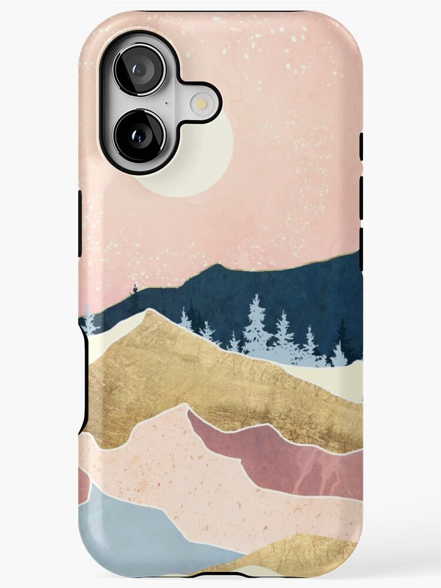 Coral Sunset Vibrant Beach Scenery iPhone Case 11 12 13 14 15 16 17 Pro ...
