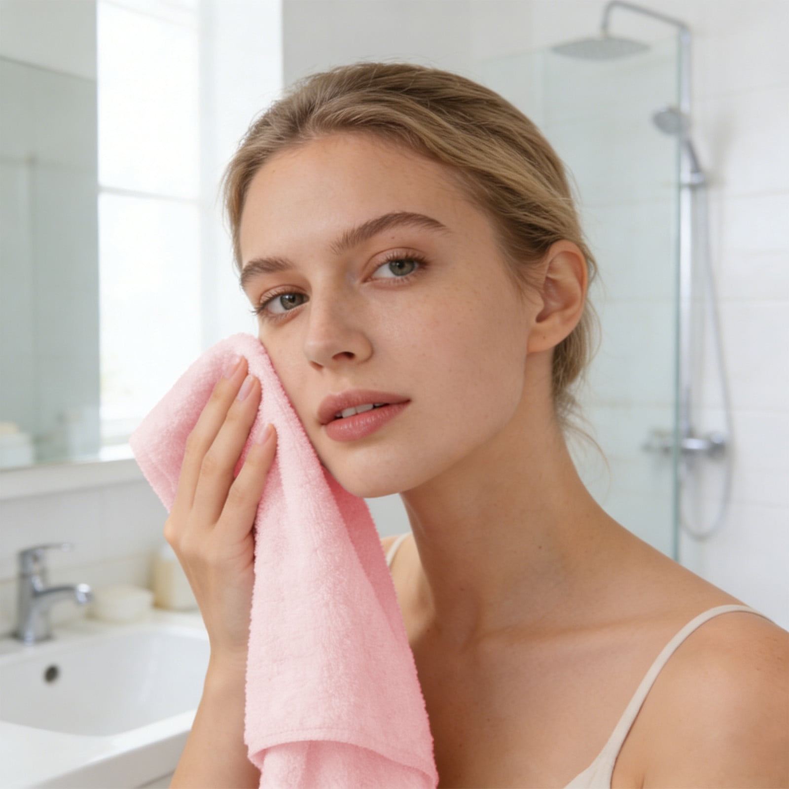 Coral Velvet Face Towel, Thickened Soft Absorbent Hand Towel, Quick Dry ...