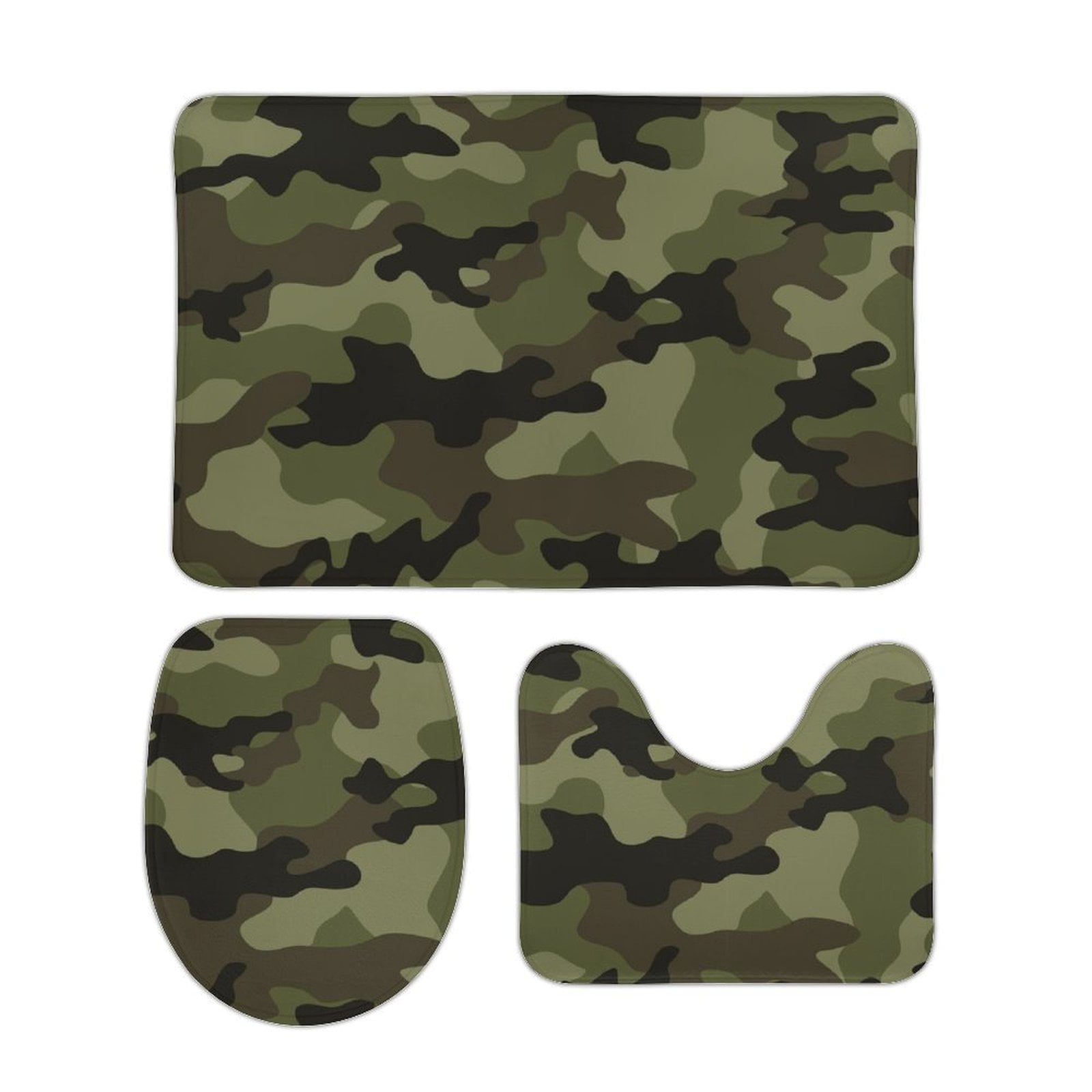 Coral Velvet Floor Mat Three-Piece Set Is Easy To Store Non Slip And ...