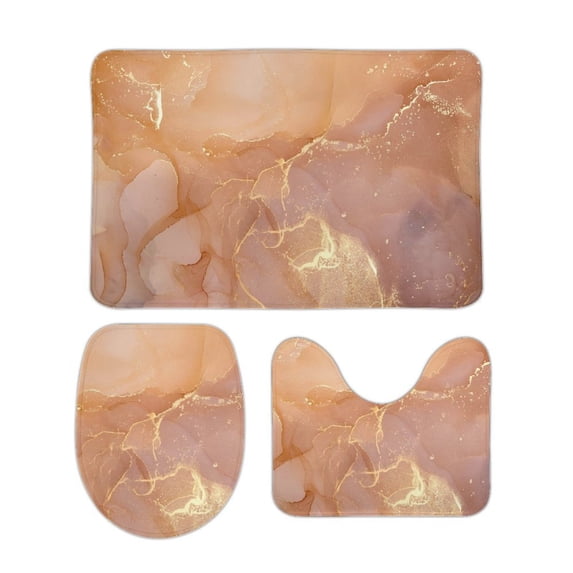 Coral Velvet Floor Mat Three-Piece Set Is Easy To Store Non Slip And ...