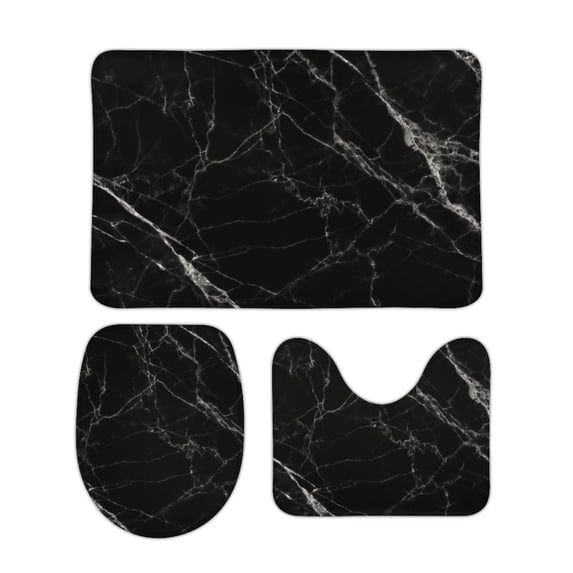 Coral Velvet Floor Mat Three-Piece Set Is Easy To Store Non Slip And ...