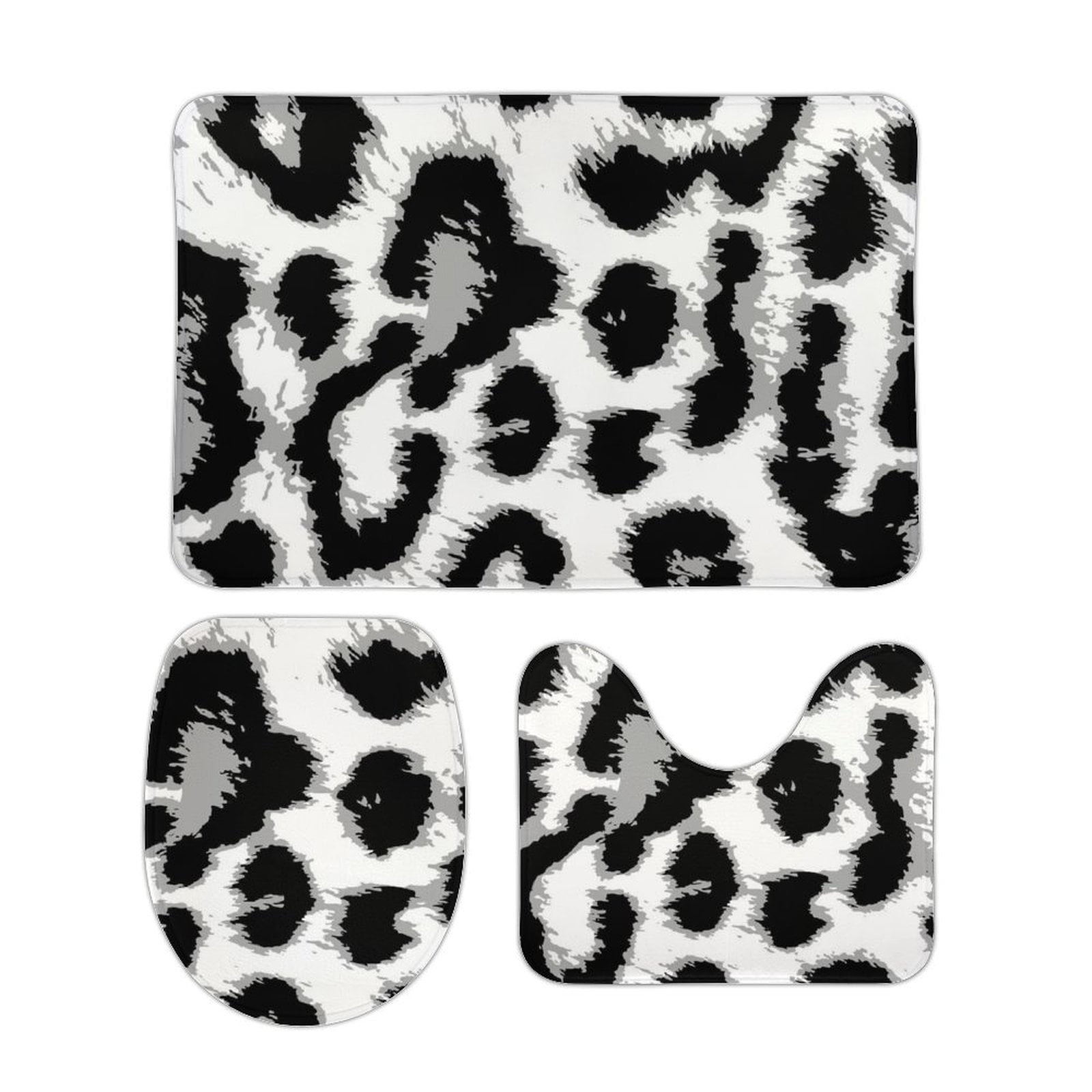 Coral Velvet Floor Mat Three-Piece Set Is Easy To Store Non Slip And ...