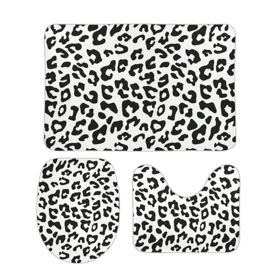 Coral Velvet Floor Mat Three-Piece Set Is Easy To Store Non Slip And ...