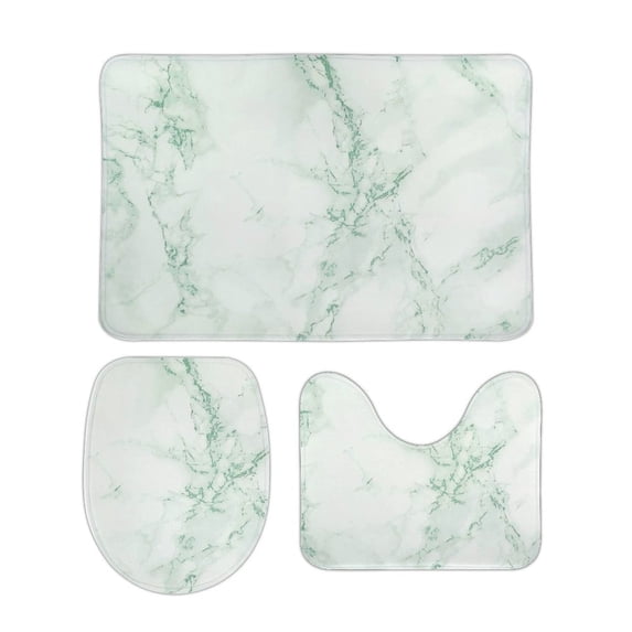 Coral Velvet Floor Mat Three-Piece Set Is Easy To Store Non Slip And ...