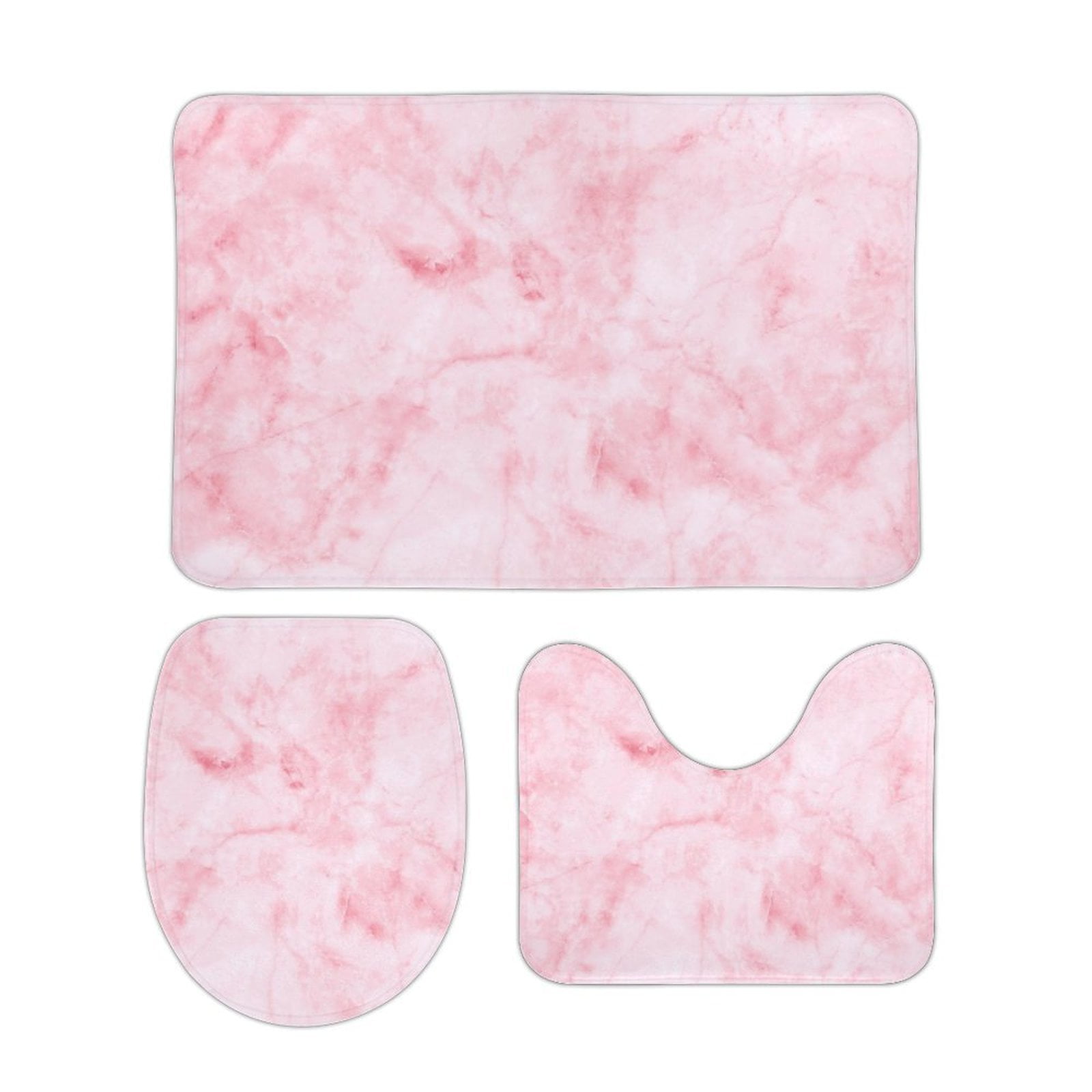 Coral Velvet Floor Mat Three-Piece Set Is Easy To Store Non Slip And ...