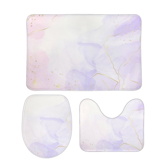 Coral Velvet Floor Mat Three-Piece Set Is Easy To Store Non Slip And ...