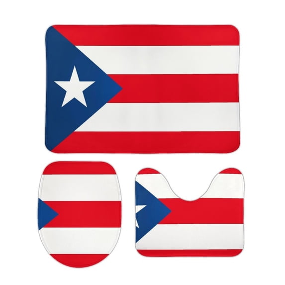 Coral Velvet Floor Mat Three-Piece Set Is Easy To Store Non Slip And ...