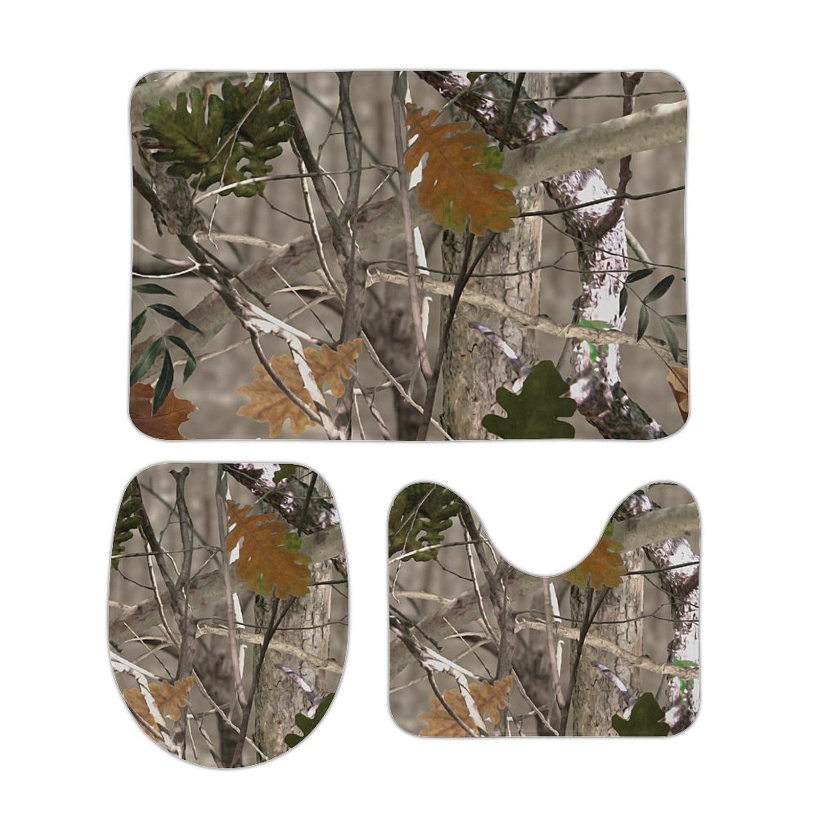 Coral Velvet Floor Mat Three-Piece Set Is Easy To Store Non Slip And ...