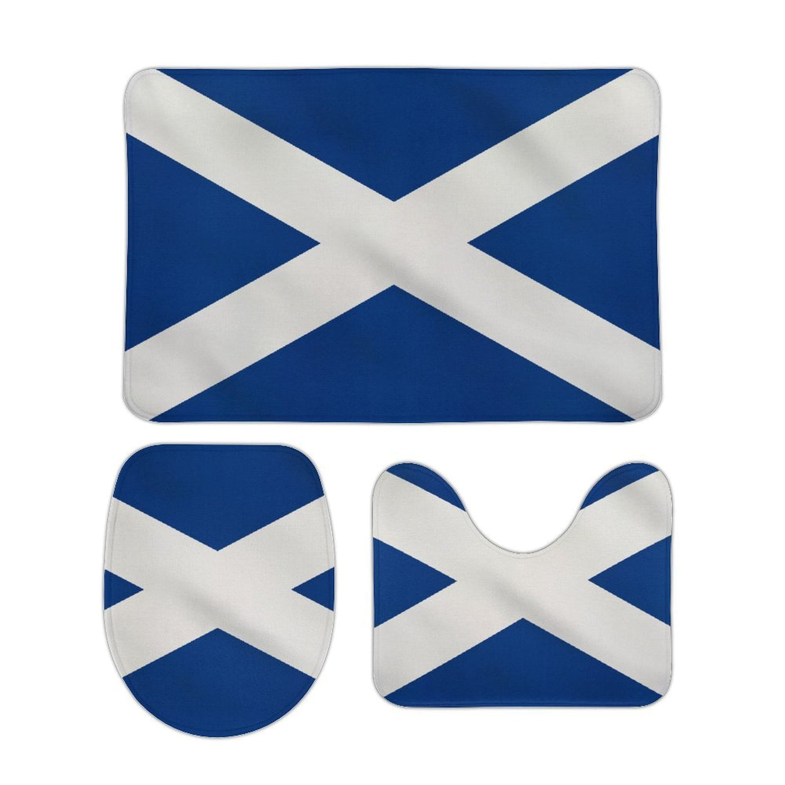 Coral Velvet Floor Mat Three-Piece Set Is Easy To Store Non Slip And ...