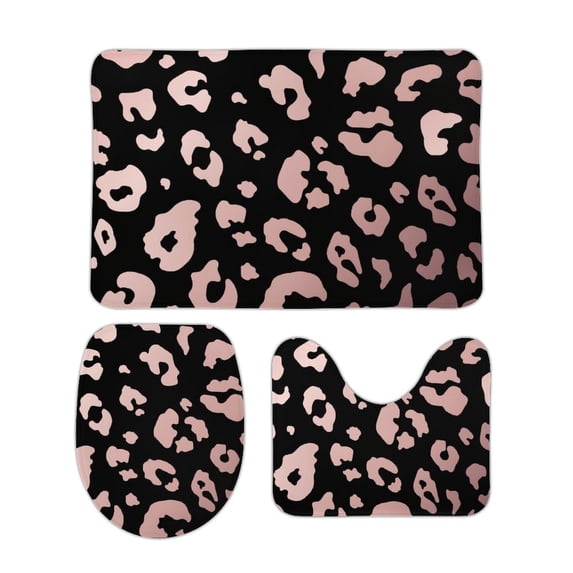 Coral Velvet Floor Mat Three-Piece Set Is Easy To Store Non Slip And ...