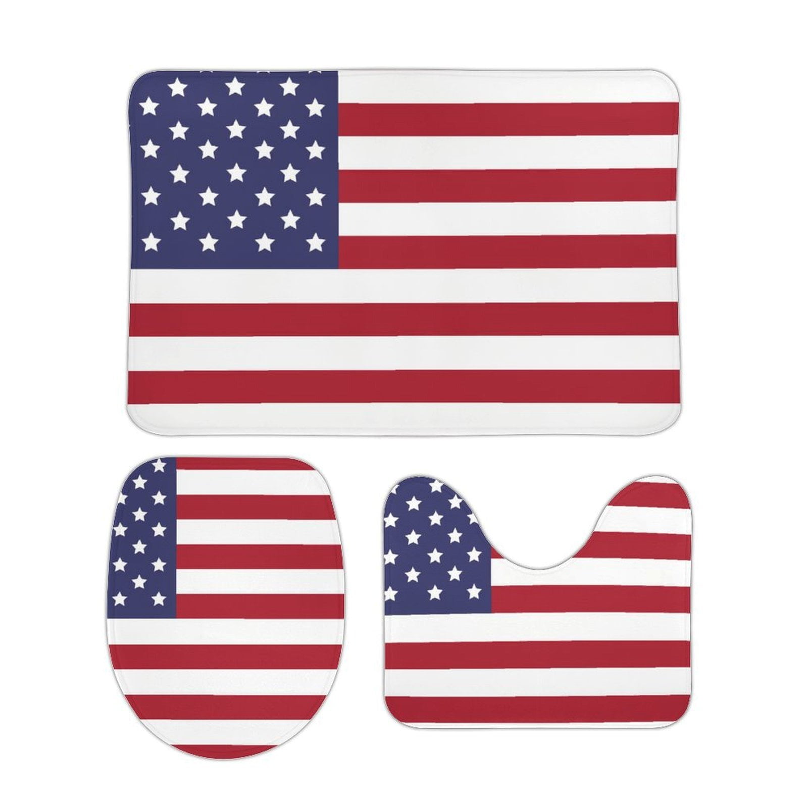 Coral Velvet Floor Mat Three-Piece Set Is Easy To Store Non Slip And ...