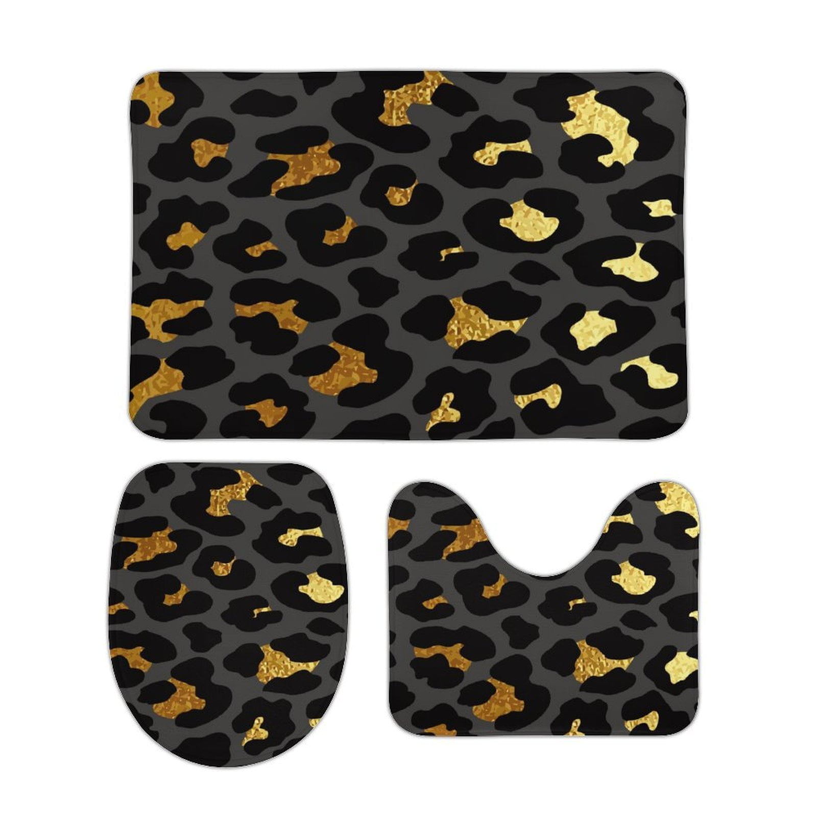 Coral Velvet Floor Mat Three-Piece Set Is Easy To Store Non Slip And ...