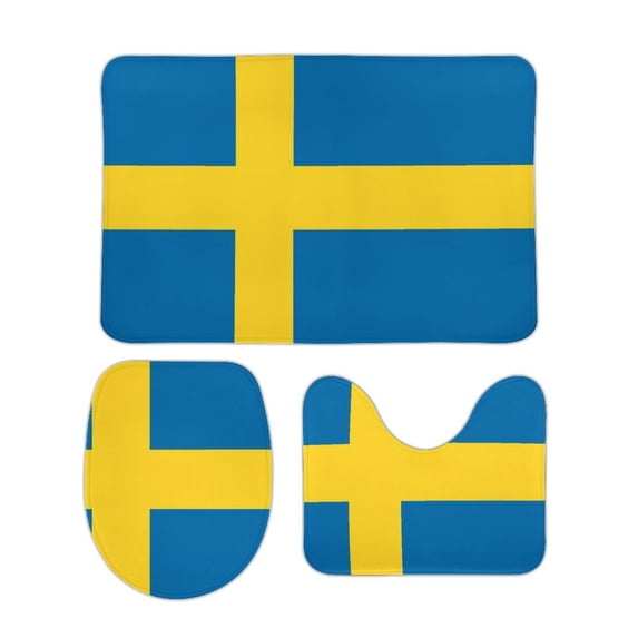 Coral Velvet Floor Mat Three-Piece Set Is Easy To Store Non Slip And ...