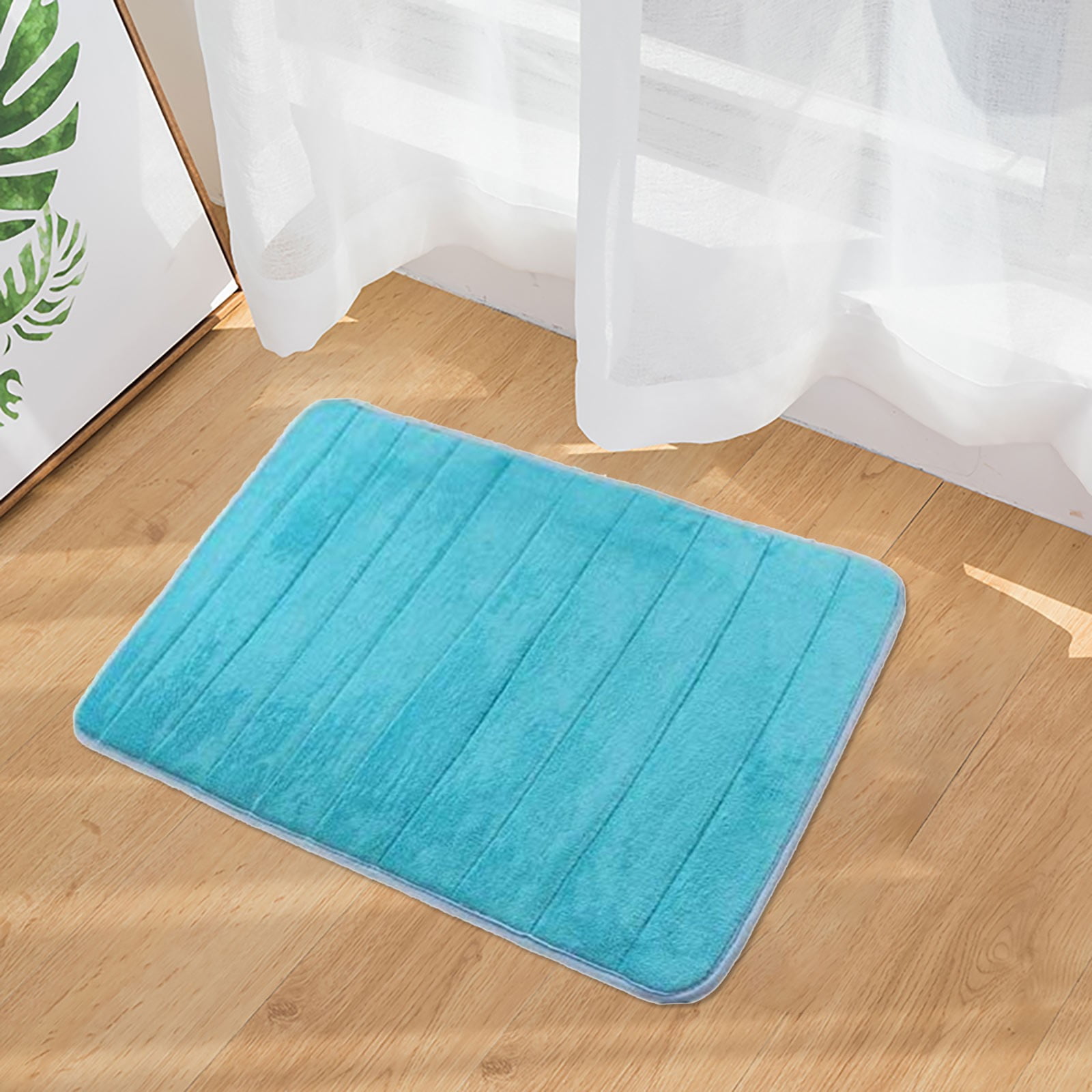 Coral Velvet Memory Foam Non-Slip Floor Mat | Super Soft Absorbent ...
