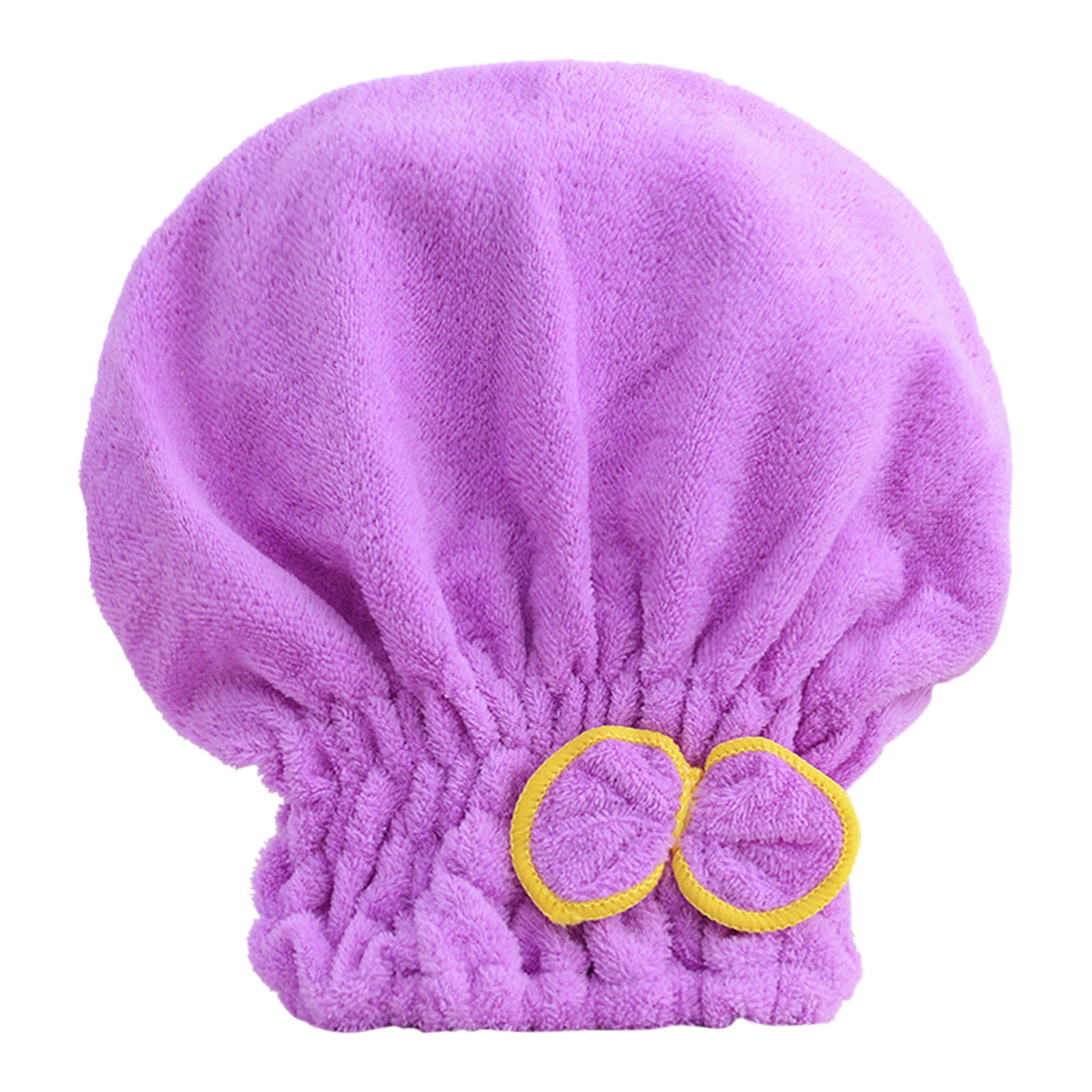 Coral Velvet Microfiber Hair Turban Wrap Super Absorbent Bath Towel for ...