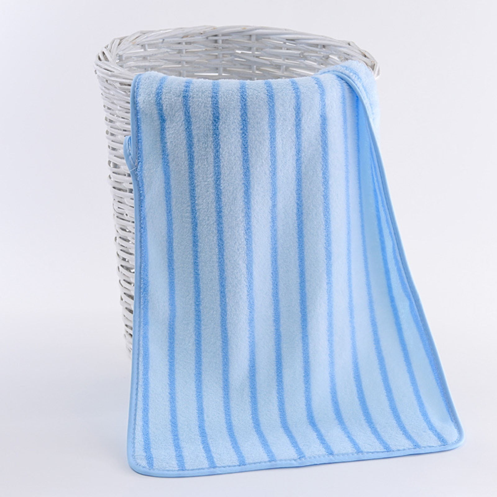 Coral Velvet towel Soft Absorbent Face towel Cation Stripe Floor towel ...
