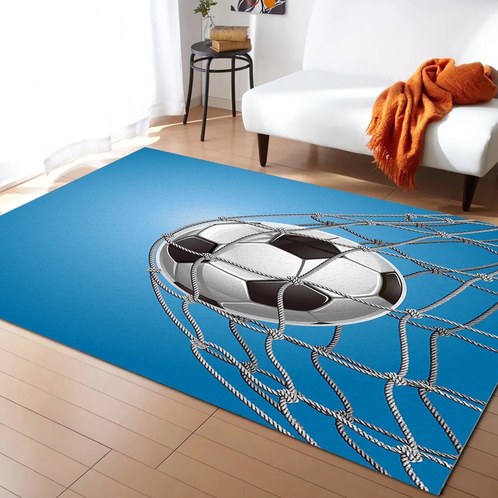 Coral velvet Football Stadium Team Uniform Strong Carpet Area Rug ...