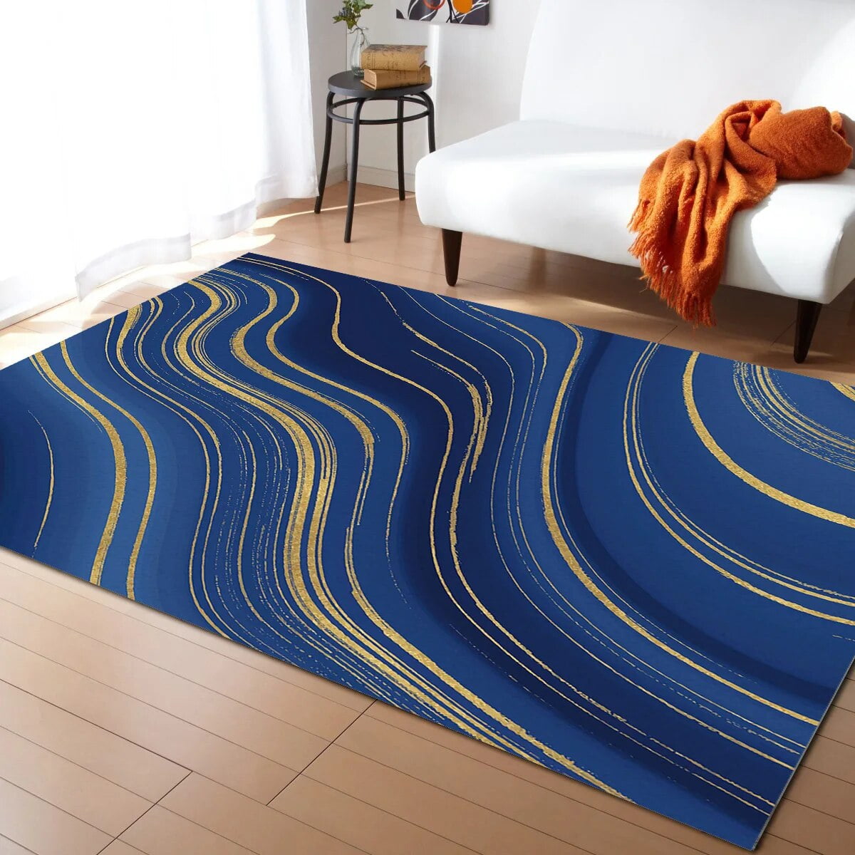 Coral velvet Home Carpet Abstract Marble Texture Carpets for Living ...