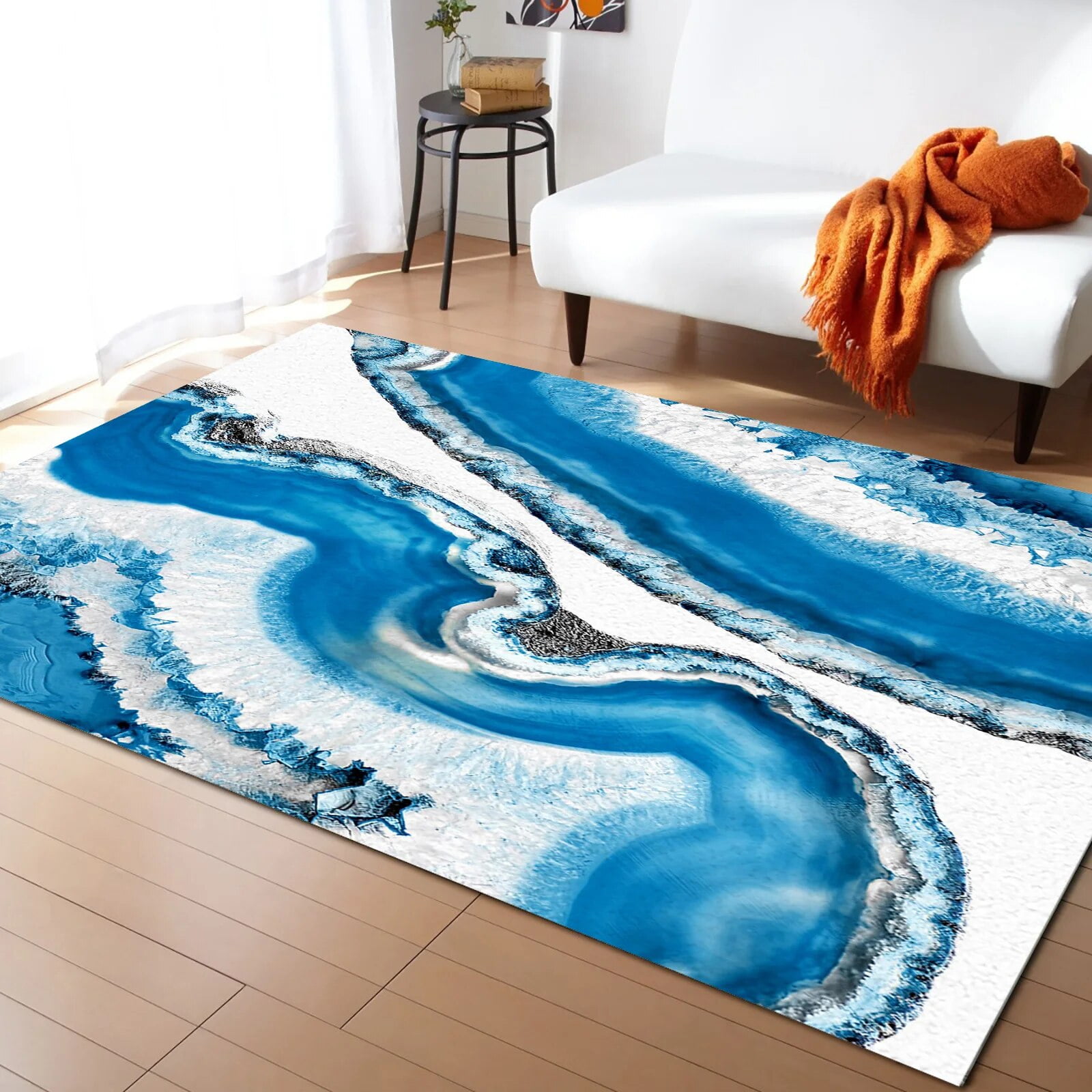 Coral velvet Kristal Agaat Living Room Carpet Coffee Table Floor Mat ...