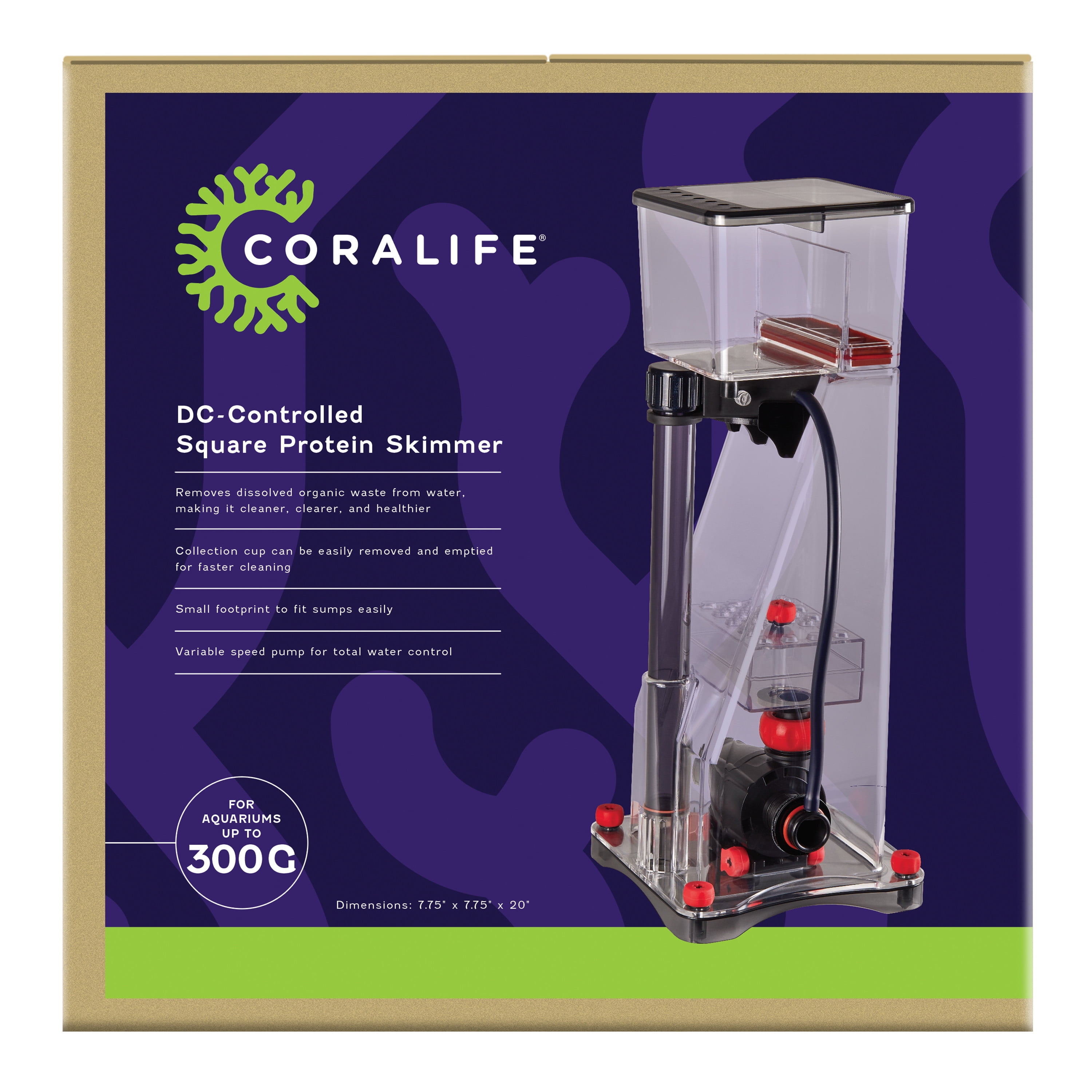 Coralife DC-Controlled Square Protein Skimmer 300G - Walmart.com