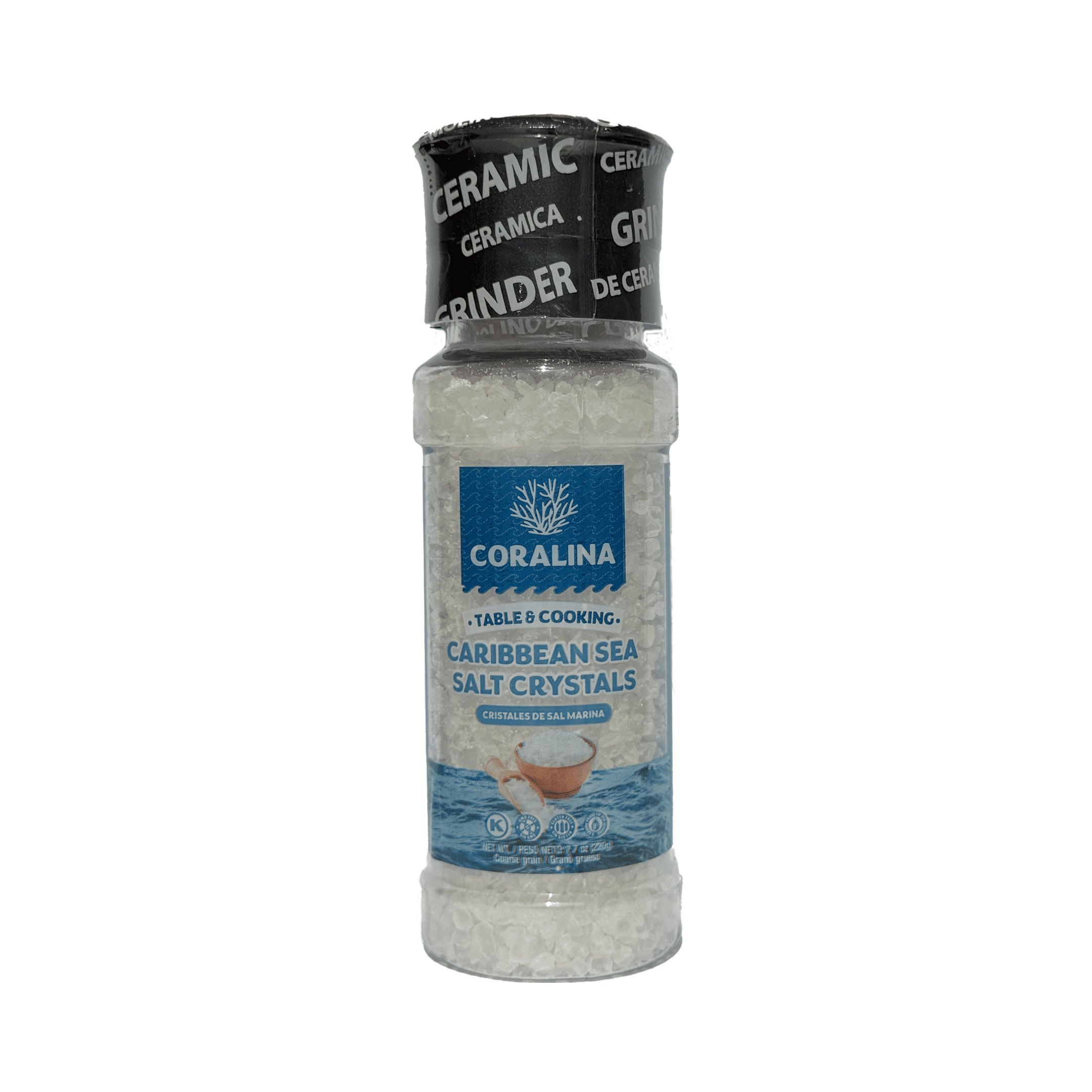 Coralina Caribbean Sea Salt Crystals – Coarse & Crunchy, Solar ...