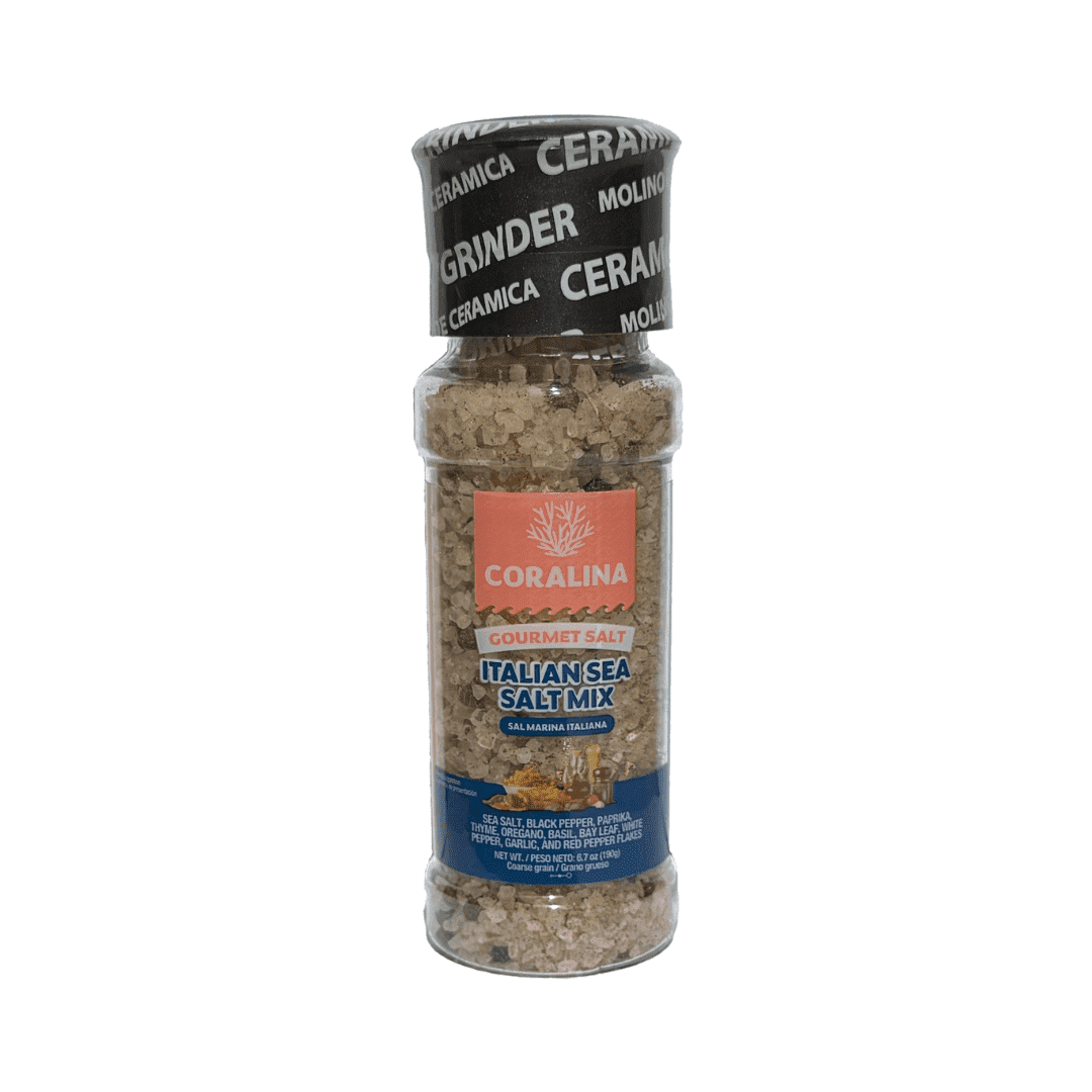Coralina Italian Sea Salt Herb Blend with Oregano Thyme & Garlic ...
