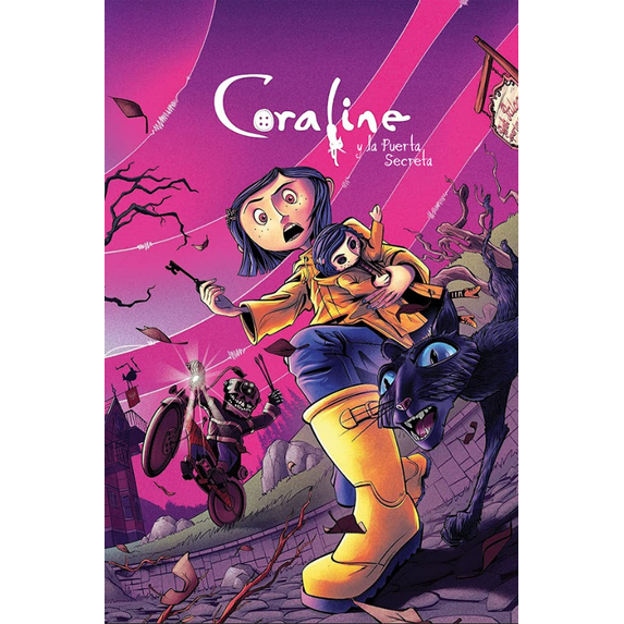 Coraline 2009 Poster 24x36 - Stop-Motion Animation, Dark Fantasy, Neil ...