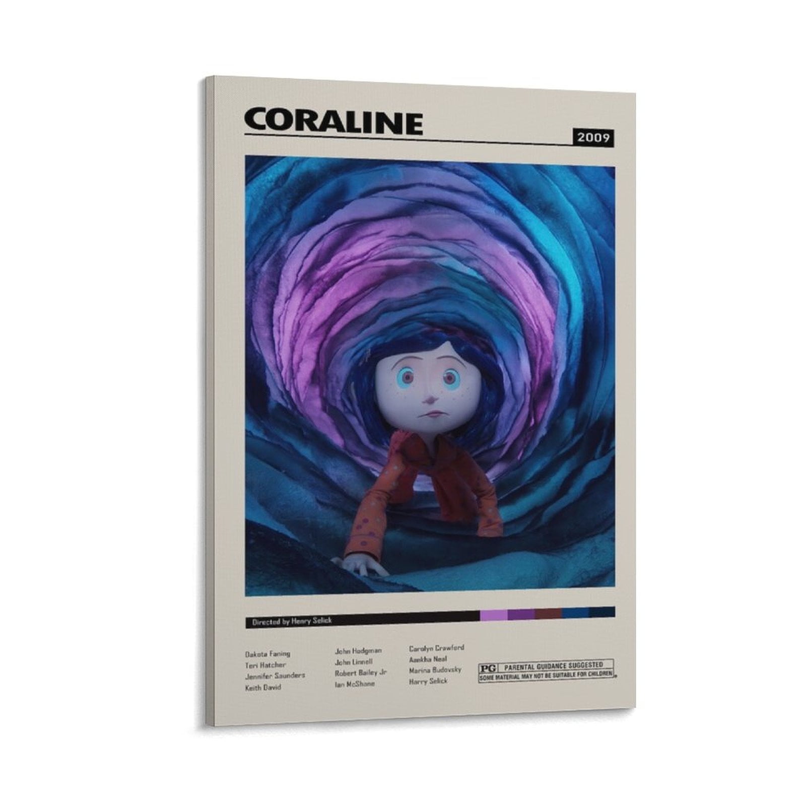 Coraline 2009 Poster, Keith David, Henry Selick, Coraline Movie Poster ...