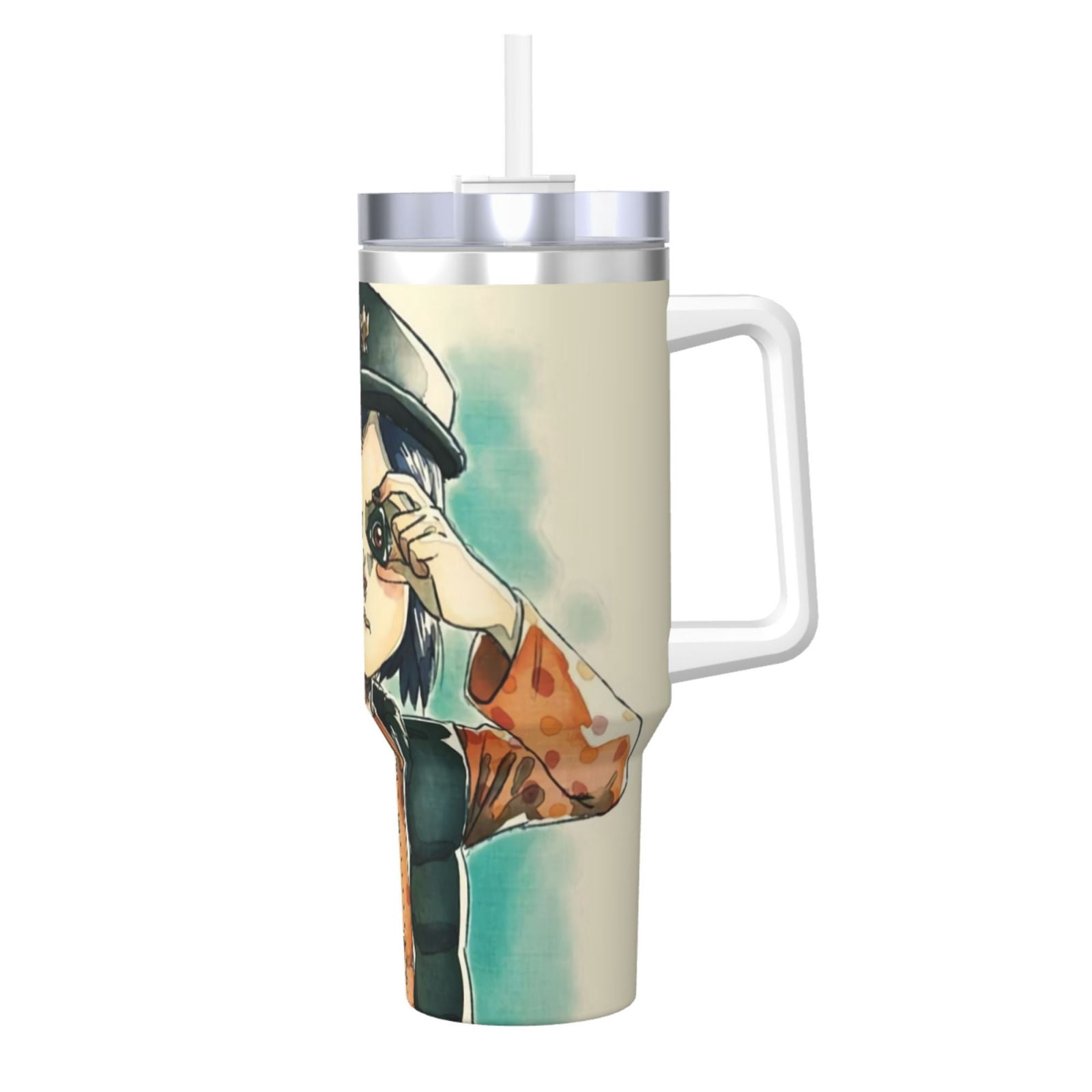 Coraline 40oz Ice King (With Handle And Straw),Car Travel Cup,2-In-1 ...