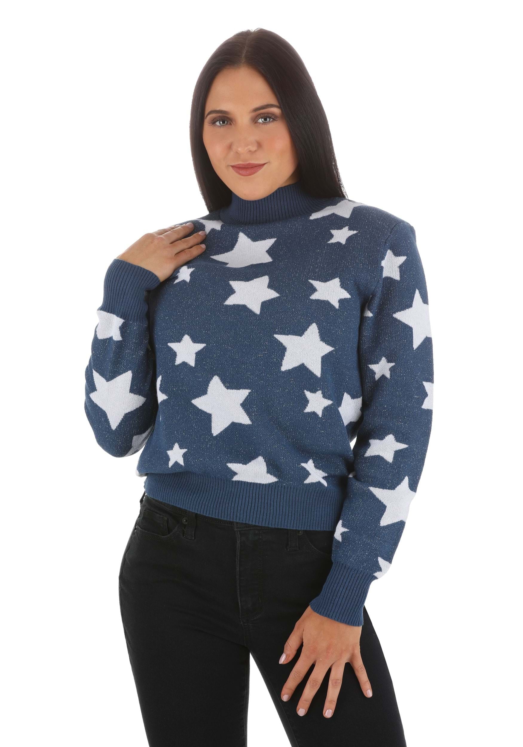 Coraline Adult Blue Star Sweater Costume - Walmart.com