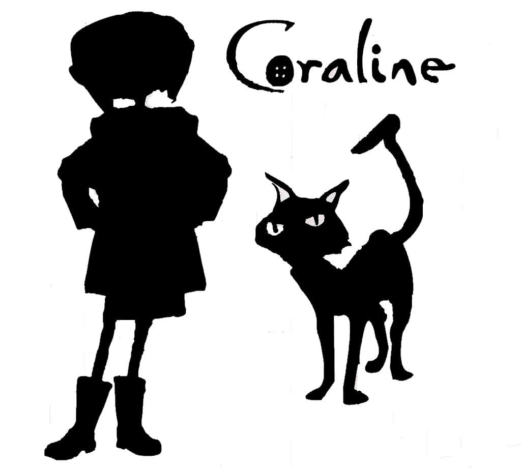 Coraline And Cat 6 Inch Professional Sticker for Truck, Car, Tumbler ...