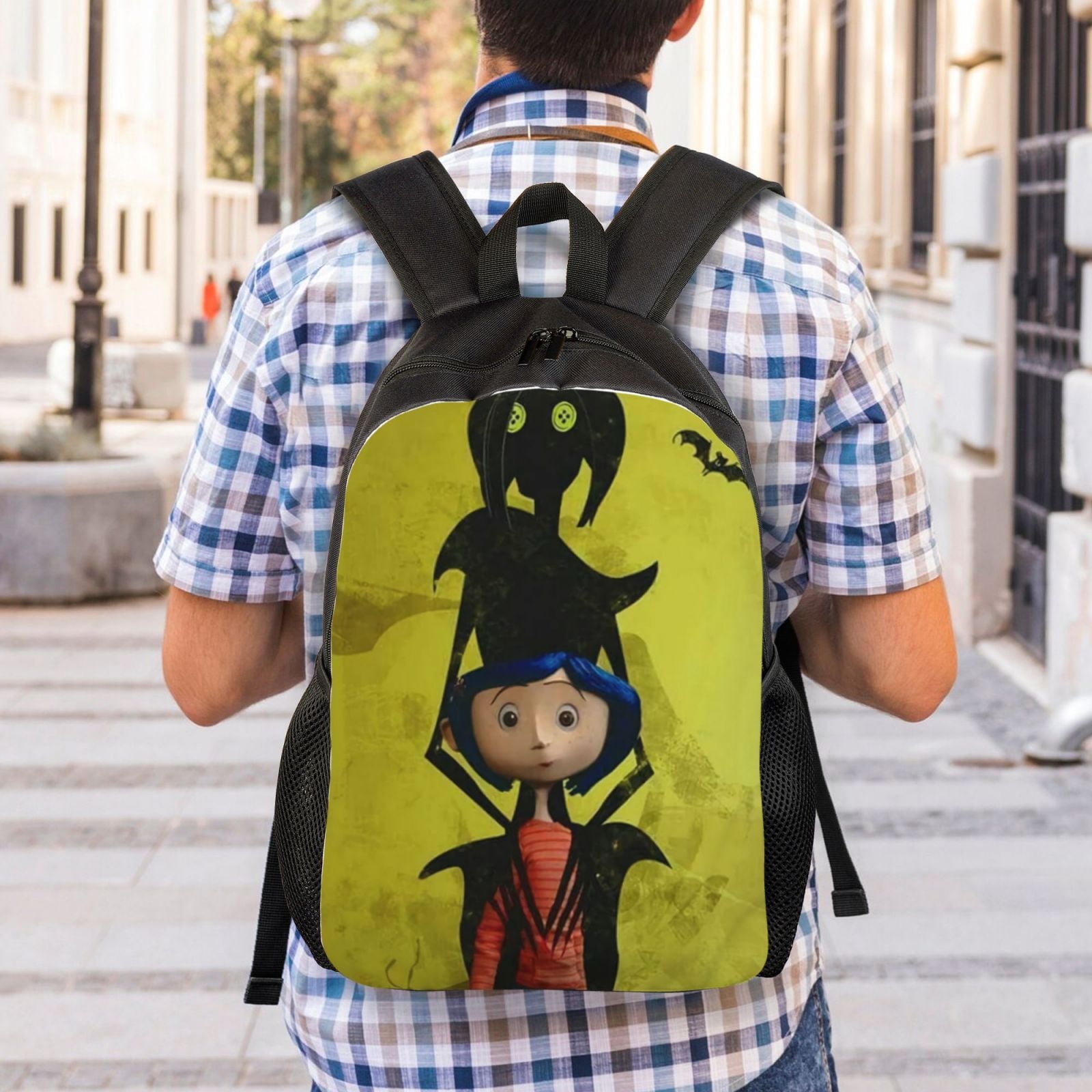 Coraline Anime Backpack Travel Bag 3d Printing Casual Daypack ...