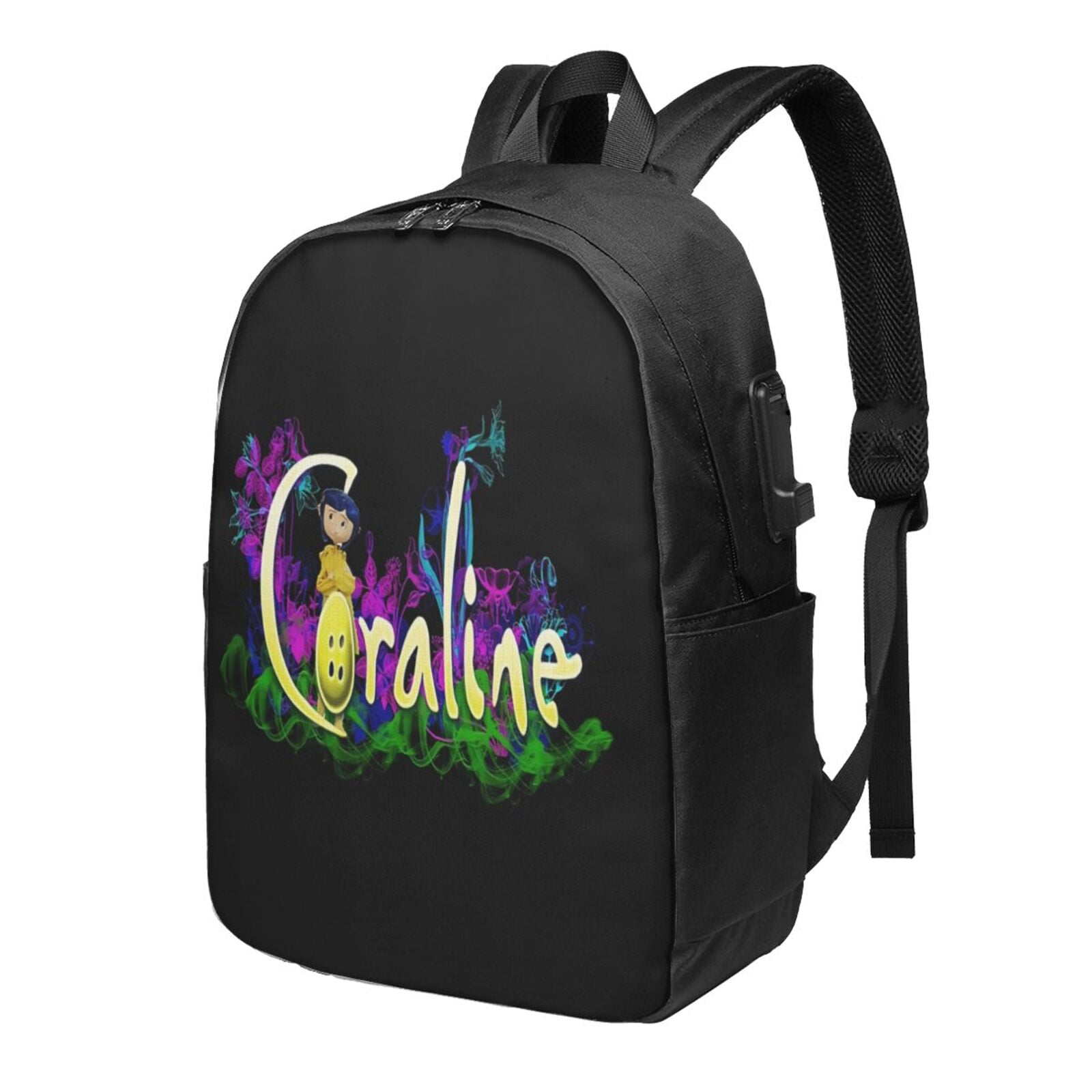 Coraline Backpack Fashion Travel Backpack Laptop Backpack 17 Inch ...