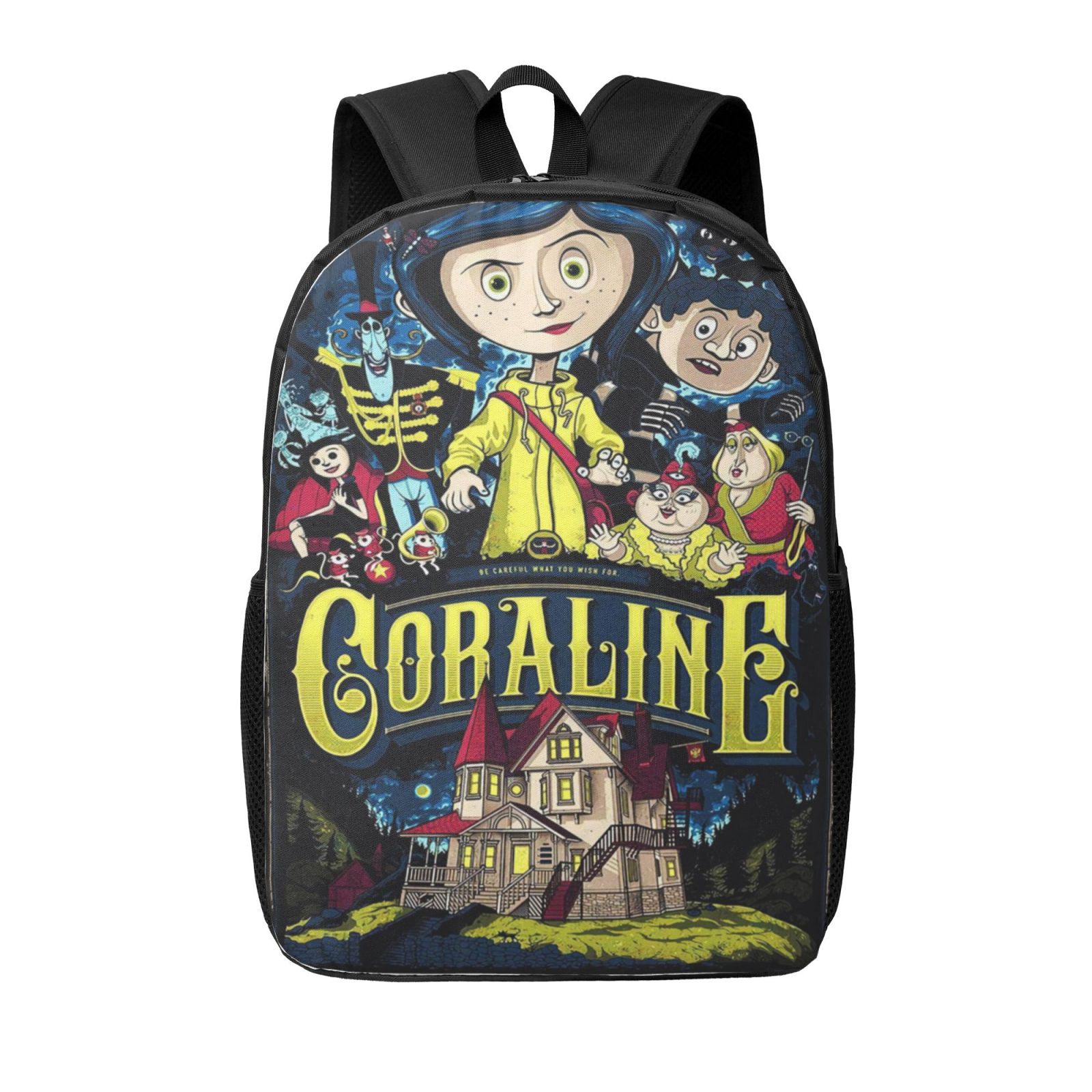 Coraline Backpack Fashion Travel Backpack Laptop Backpack 17 Inch ...