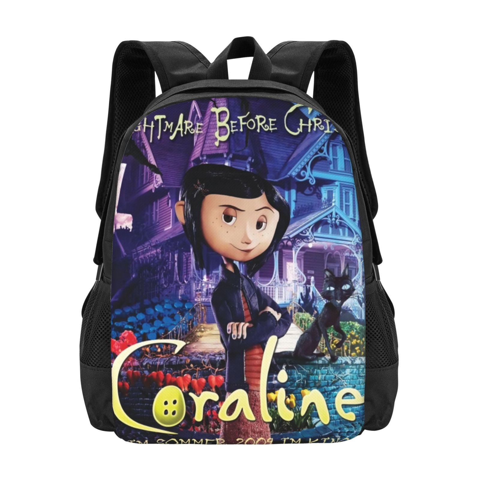 Coraline Backpack Lightweight Casual School Backpacks Bags Book Travel ...