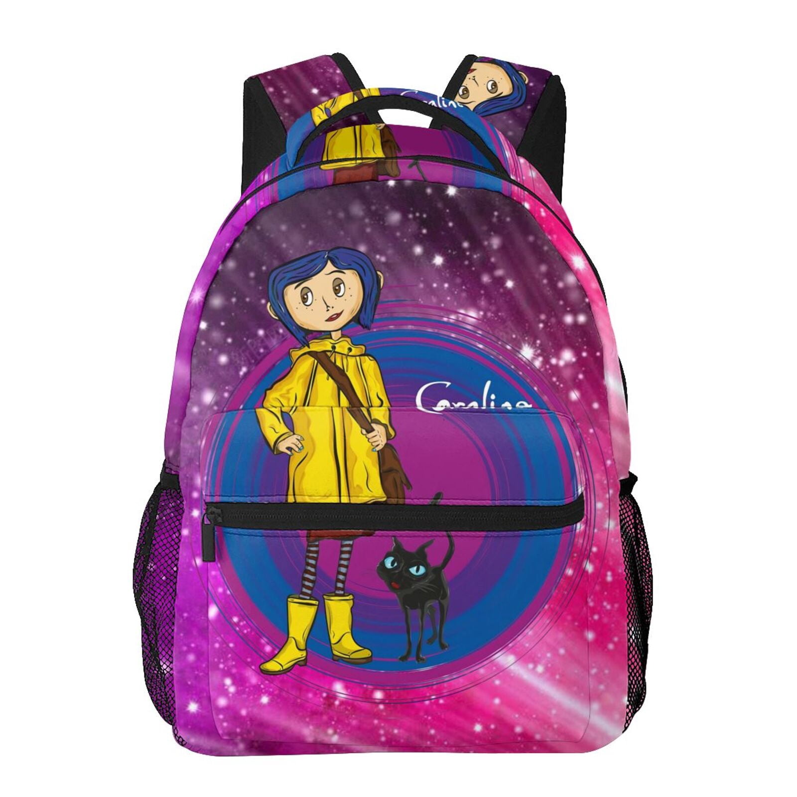 Coraline Backpack for Women Men, Waterproof Bookbag, Lightweight Casual ...