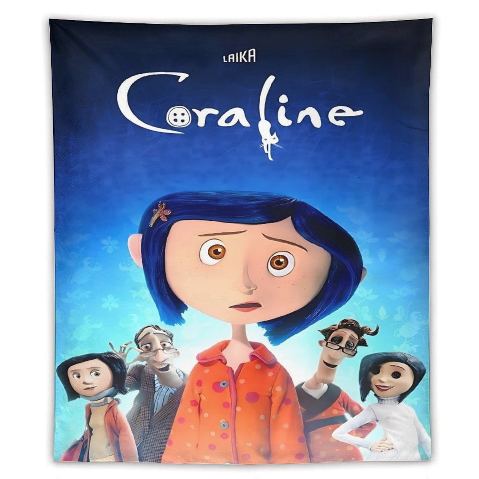 Coraline Bag Funny Tapestry for Room Man Cave Wall Decor Flags with ...